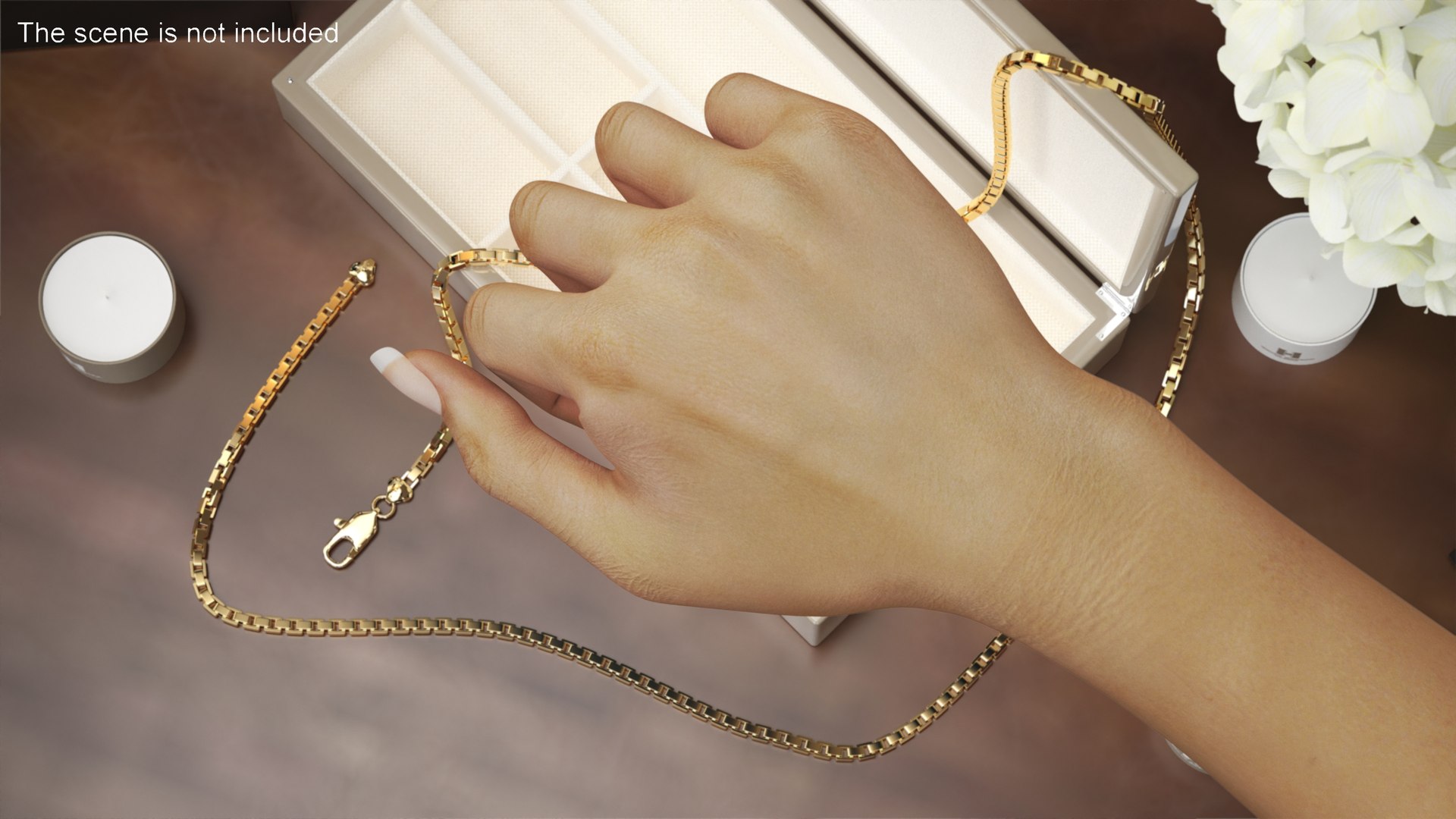 Caucasian Woman Hand Fist 3D Model - TurboSquid 2194193