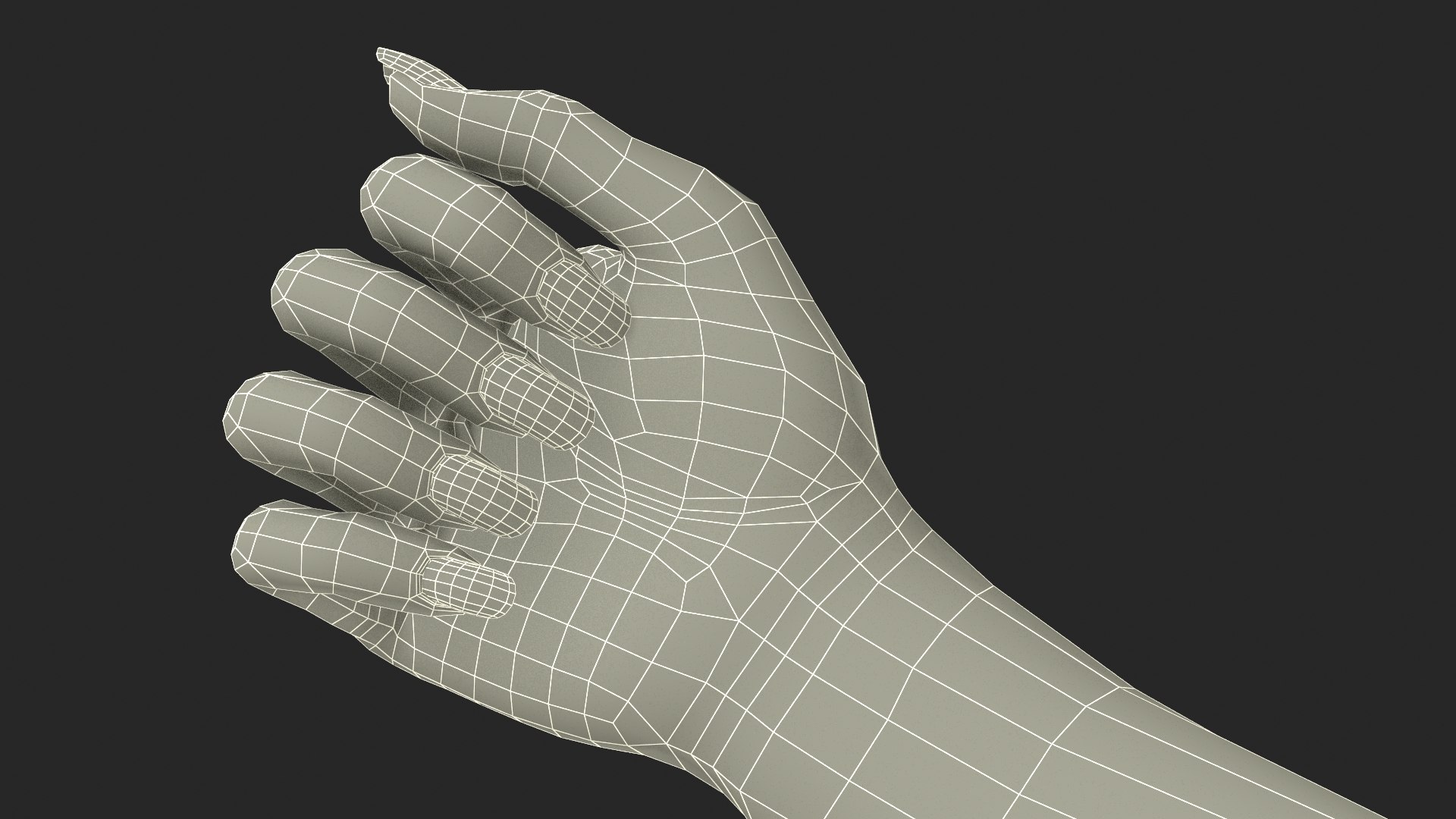 Caucasian Woman Hand Fist 3D Model - TurboSquid 2194193