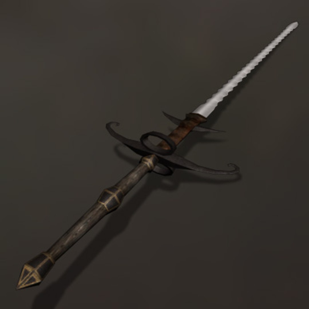 Flamberge Great Sword 3d Model