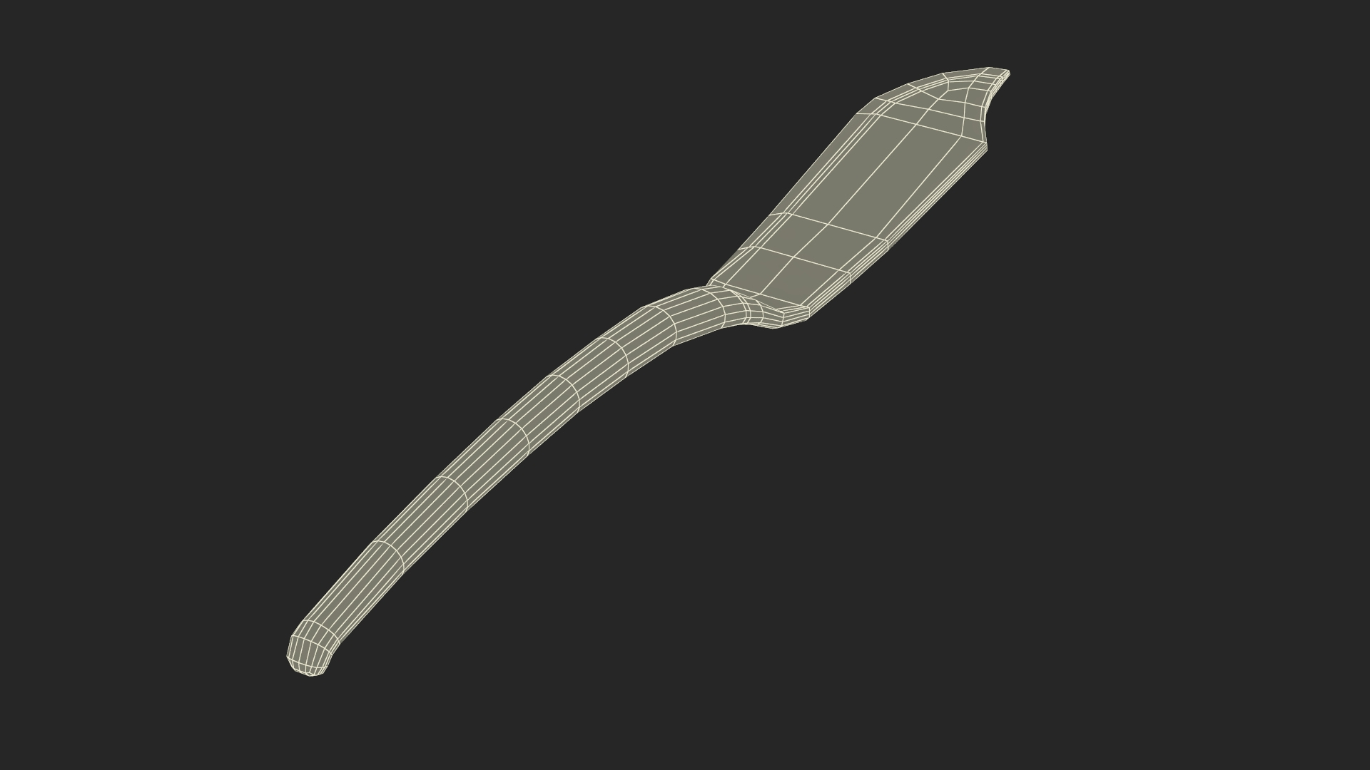 3D модель Нож для рыбы, серебро - TurboSquid 2184613