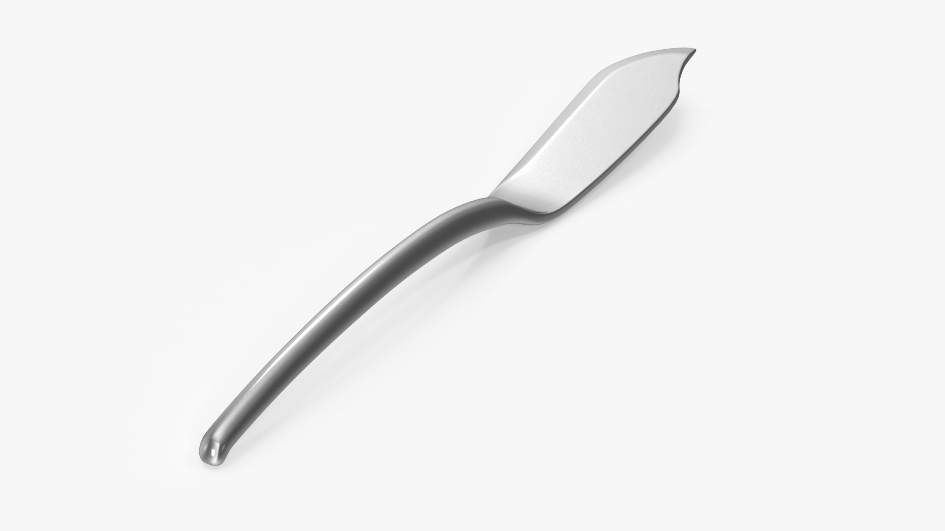 3D модель Нож для рыбы, серебро - TurboSquid 2184613