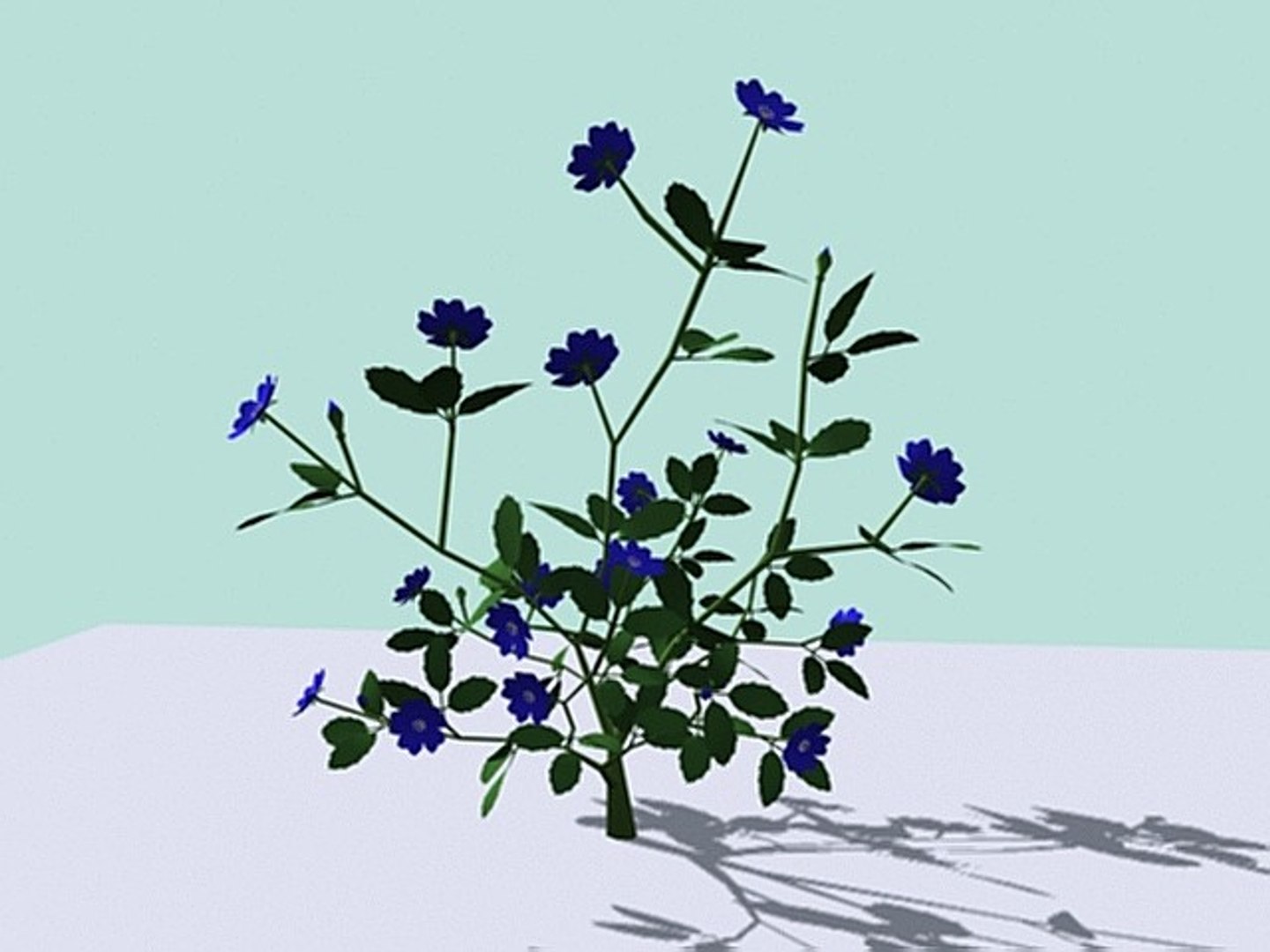 3d plant flower model