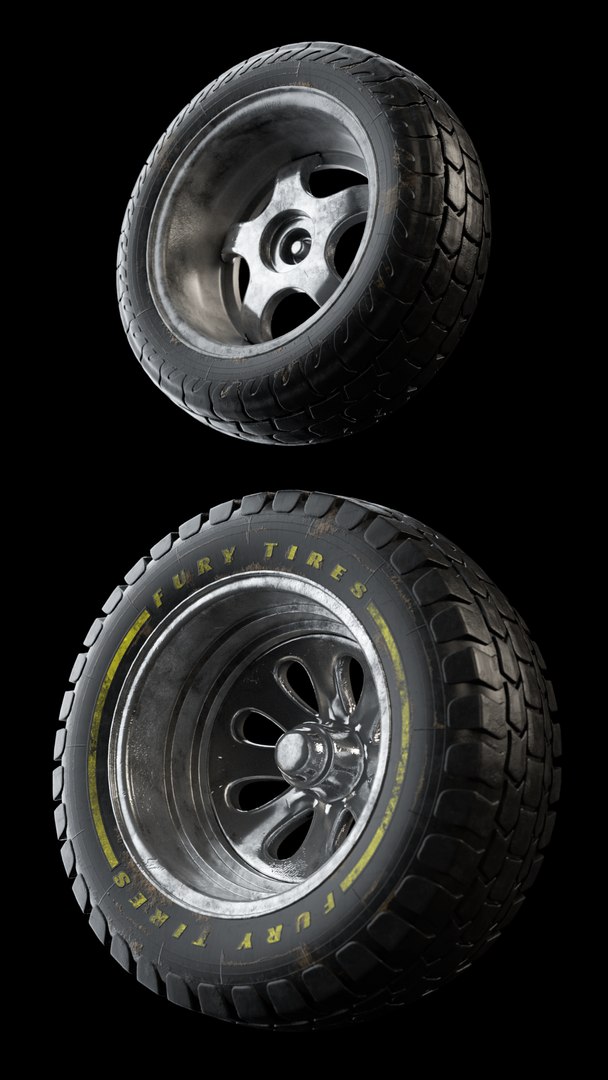 3D Tires Rim Wheels - TurboSquid 1541092