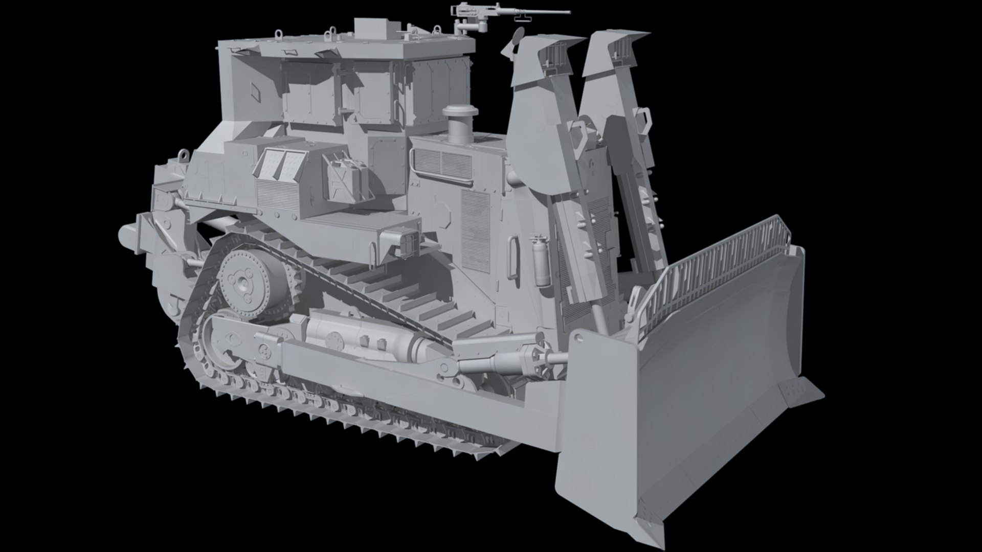 3D D9R Military Bulldozer model - TurboSquid 1759233