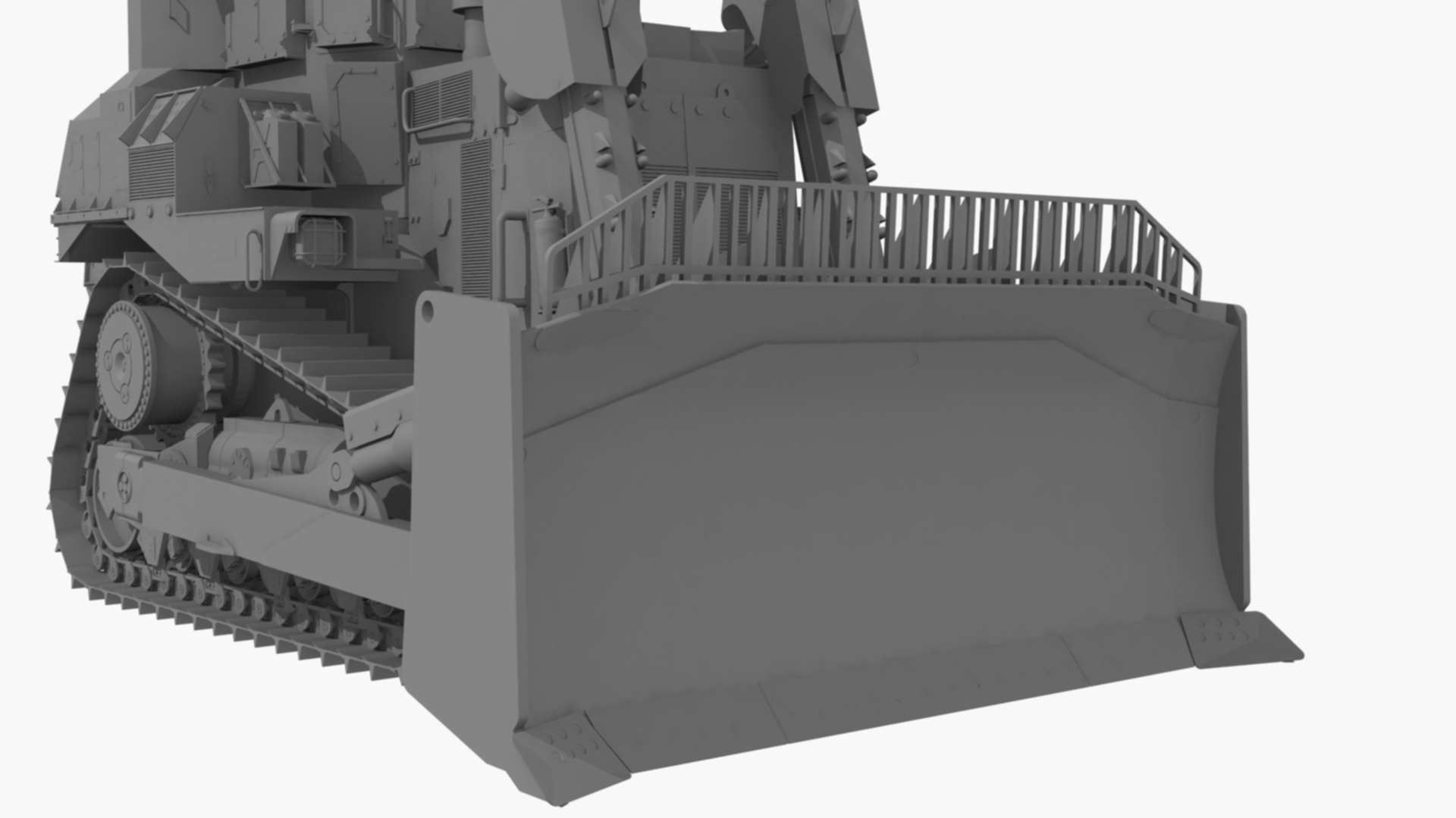 3D D9R Military Bulldozer model - TurboSquid 1759233