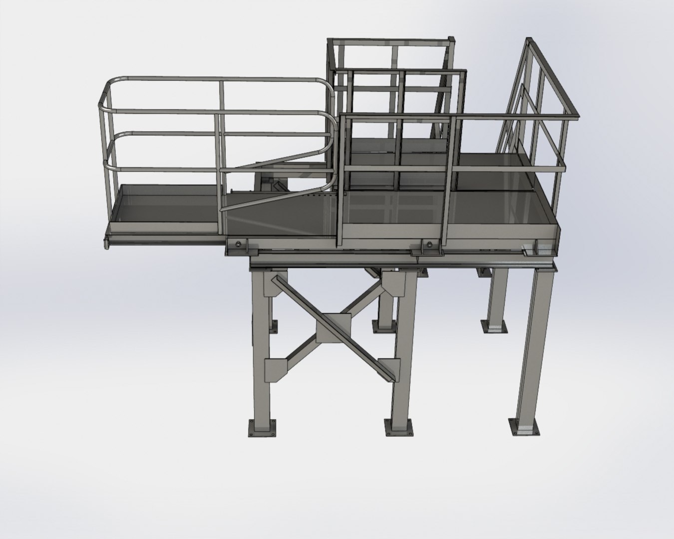 3D Industrial Steps - TurboSquid 1631201