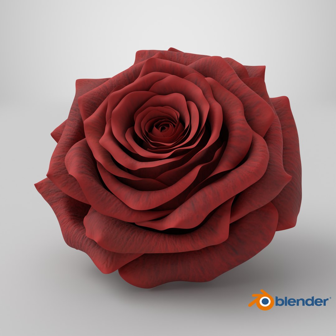 Realistic Rose 3D Model - High-Quality 4K PBR Asset 3D Model ...