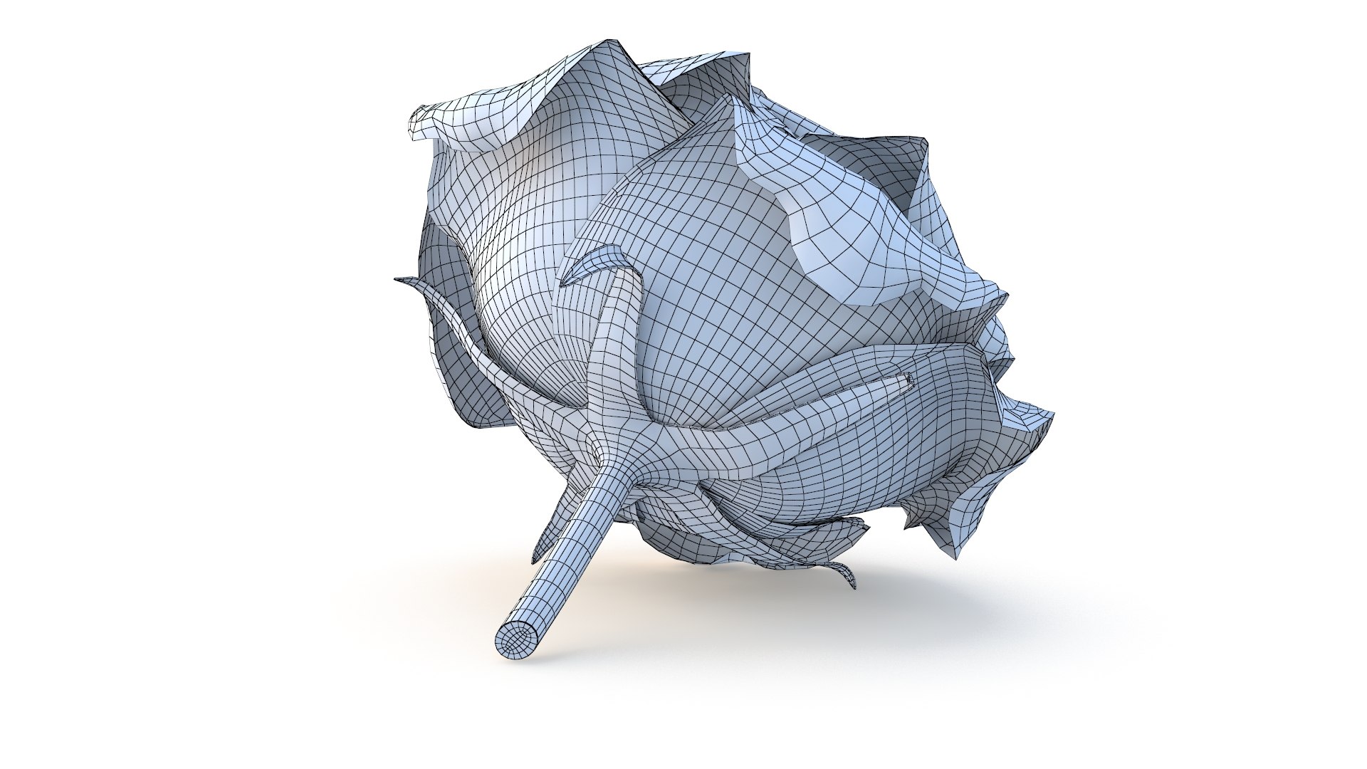 Realistic Rose 3D Model - High-Quality 4K PBR Asset 3D Model ...