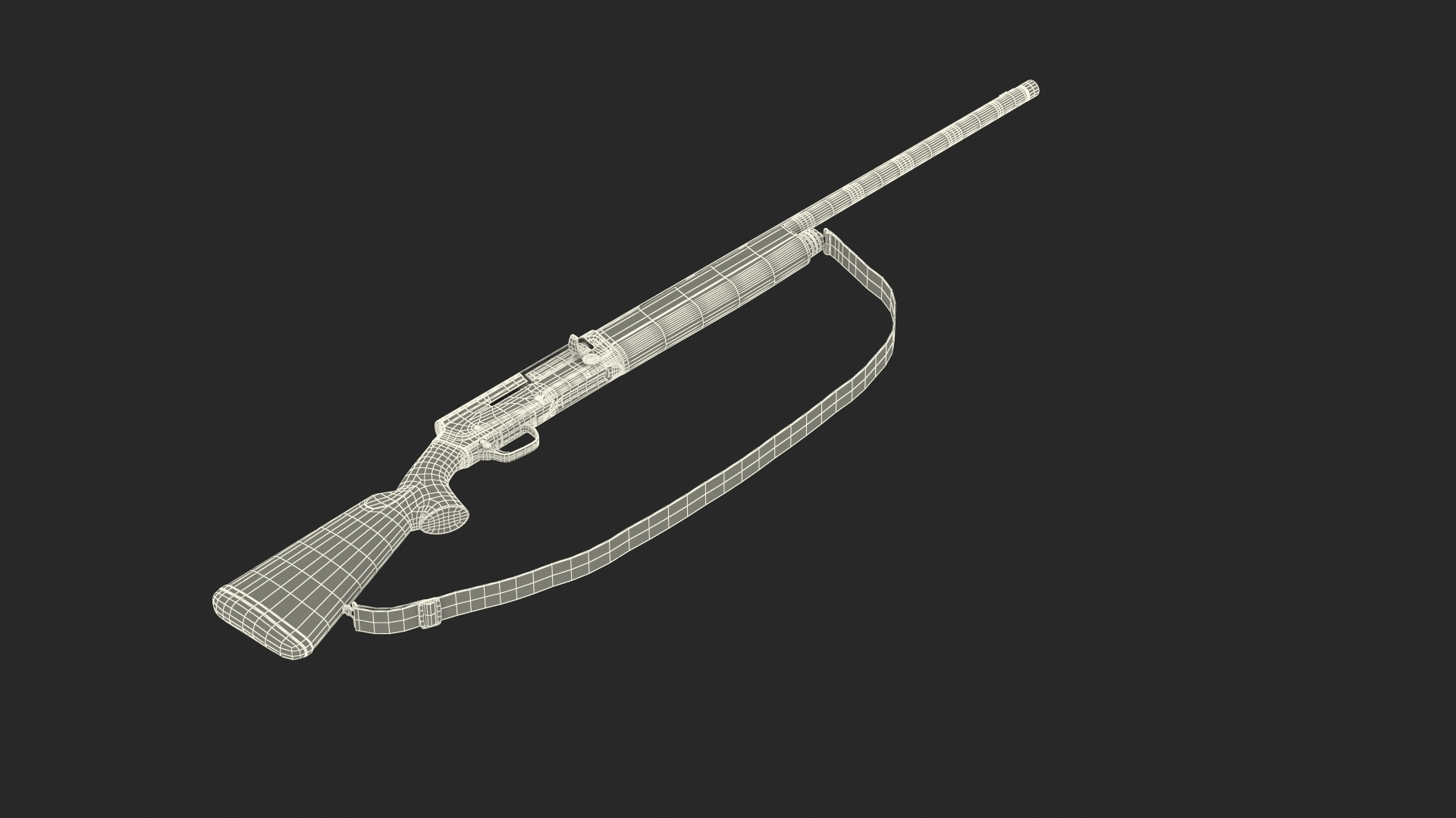 3D Hunting Shotgun Browning Wicked Wings A5 - TurboSquid 1958300