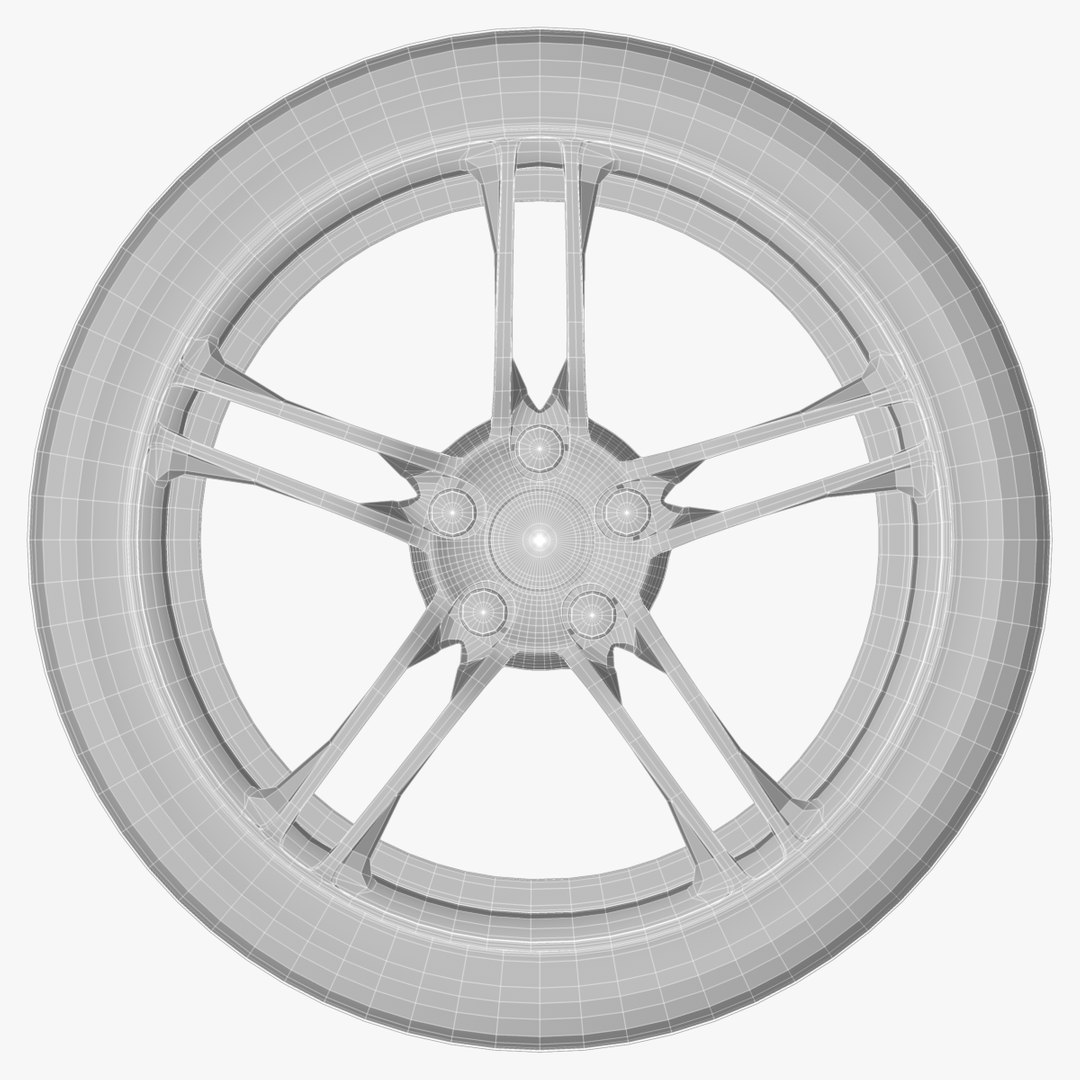 wheel rim obj