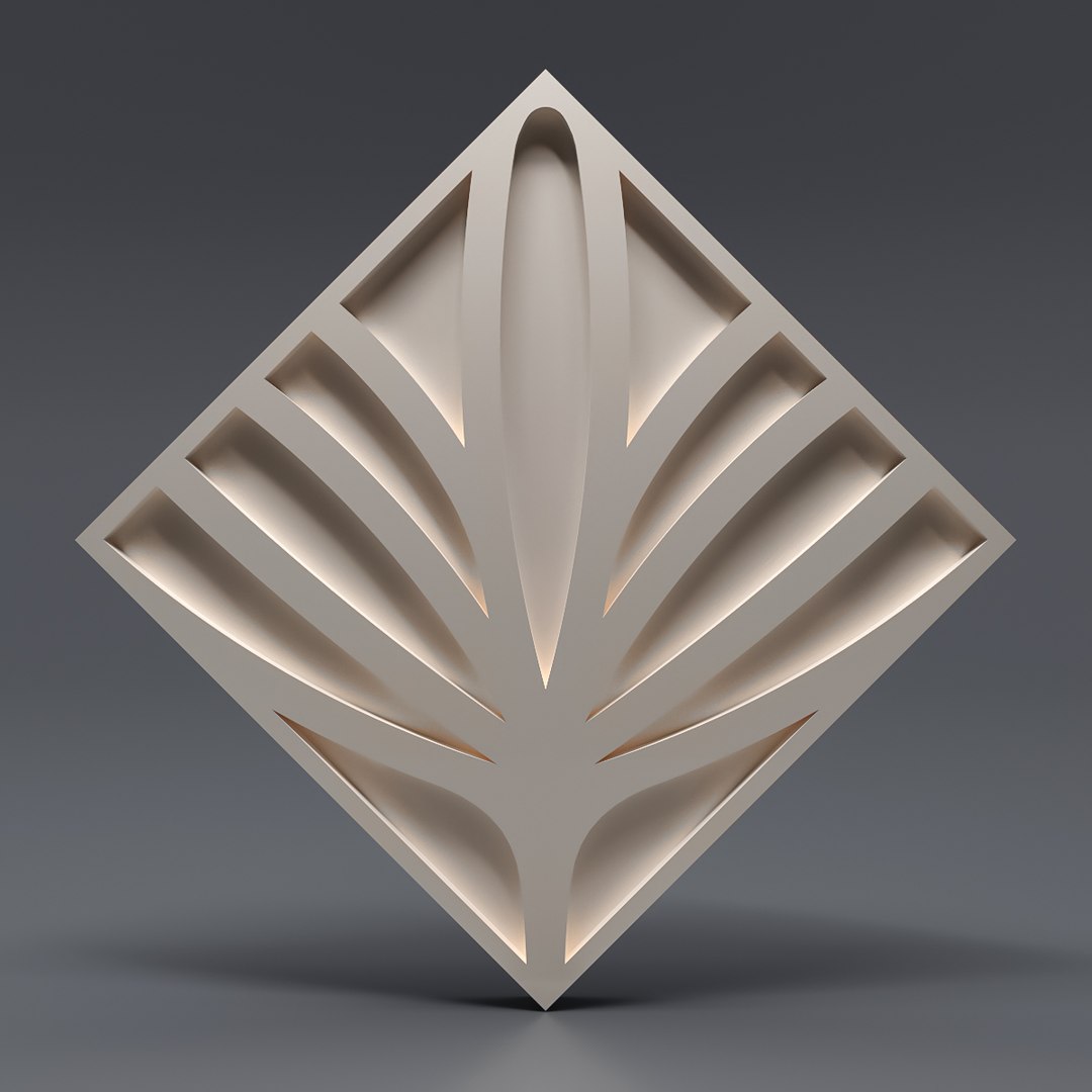 3D Decorative Gypsum Panel - TurboSquid 1534579