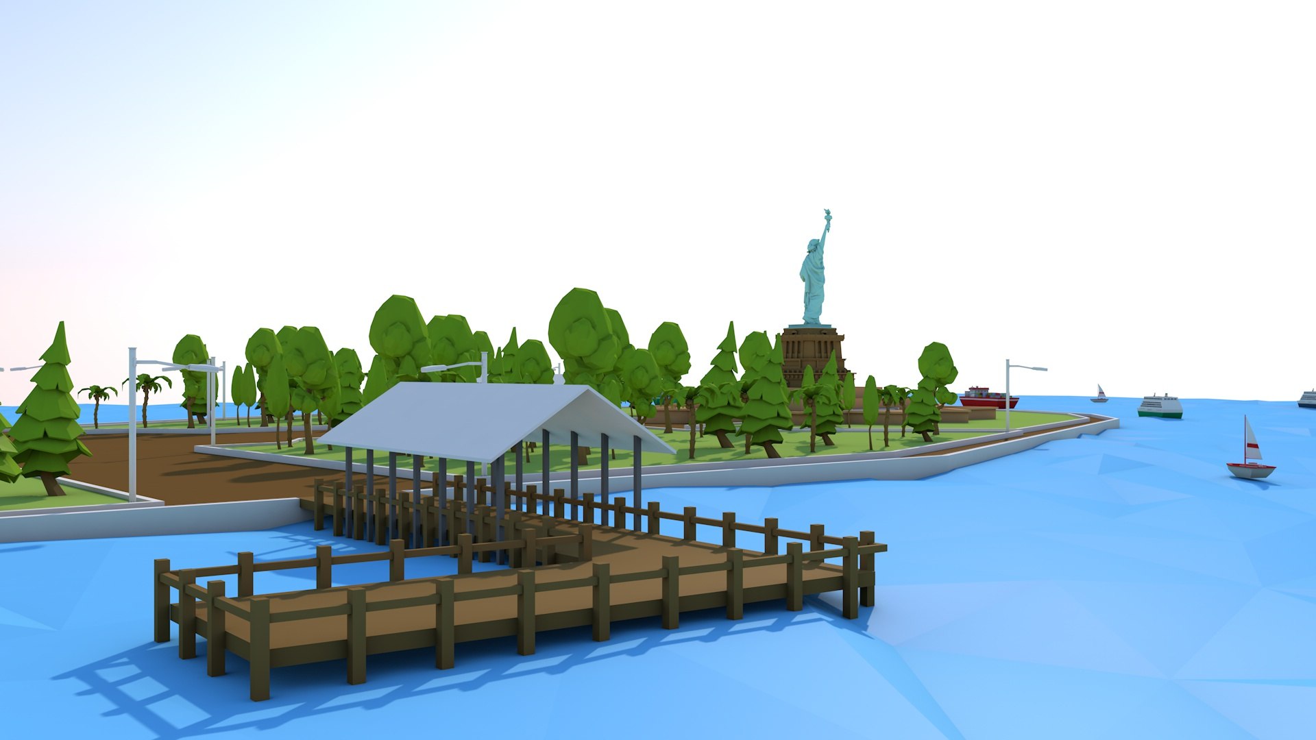 3D Trees Ship Model - TurboSquid 1560914