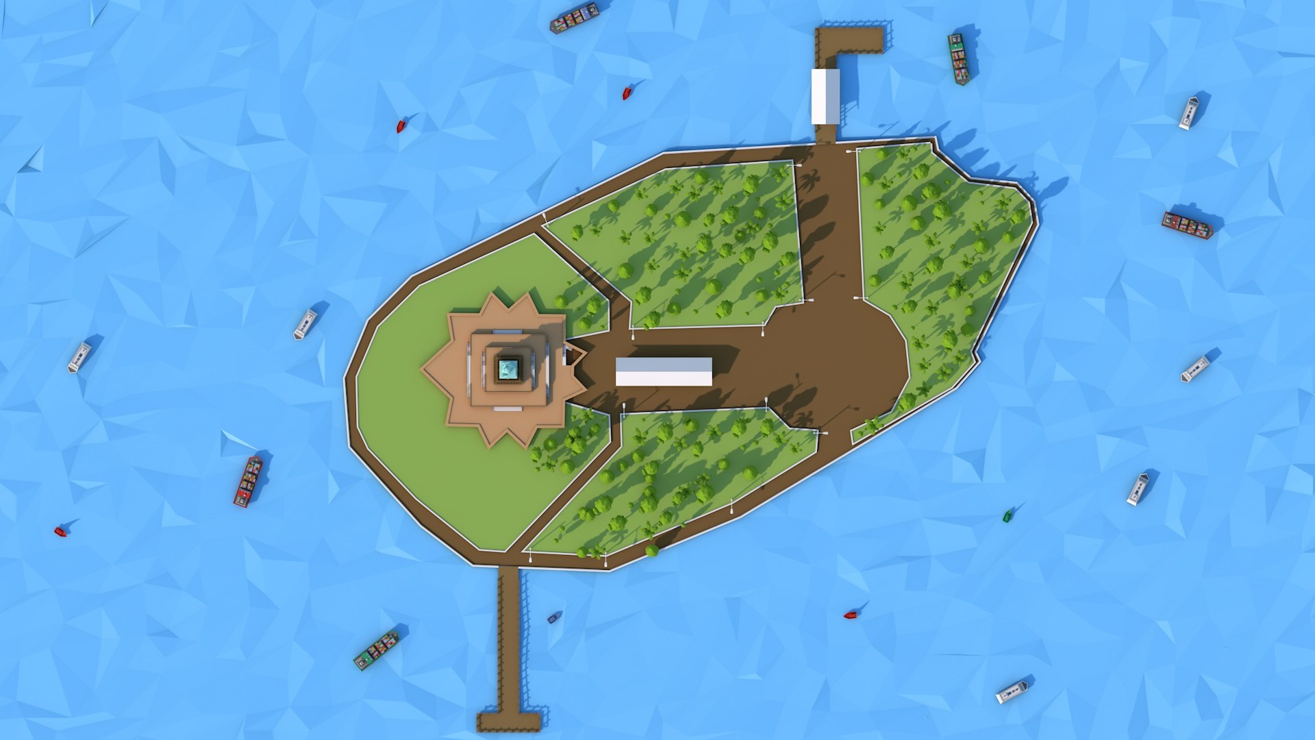 3D Trees Ship Model - TurboSquid 1560914