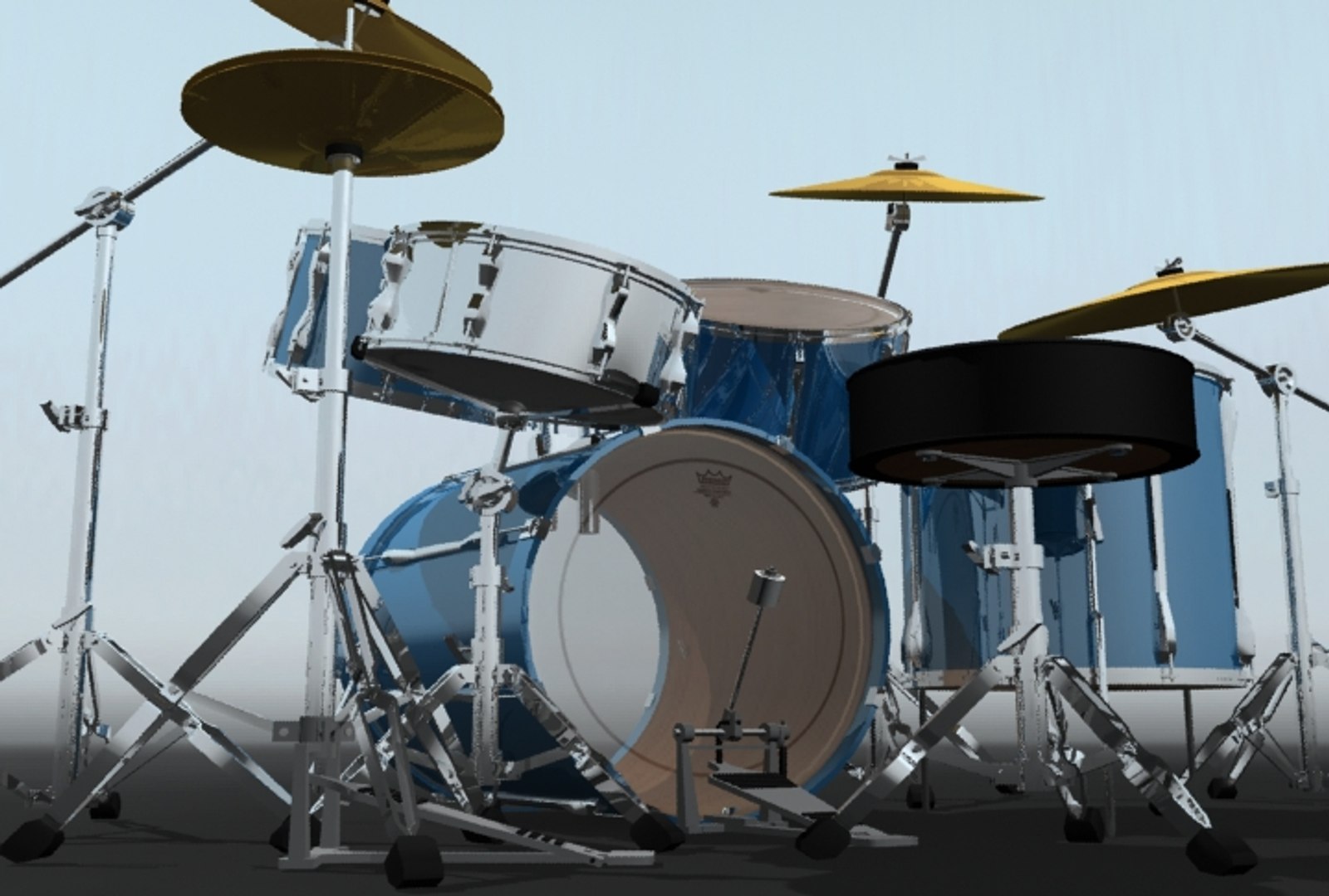 3d Drum Kit Model