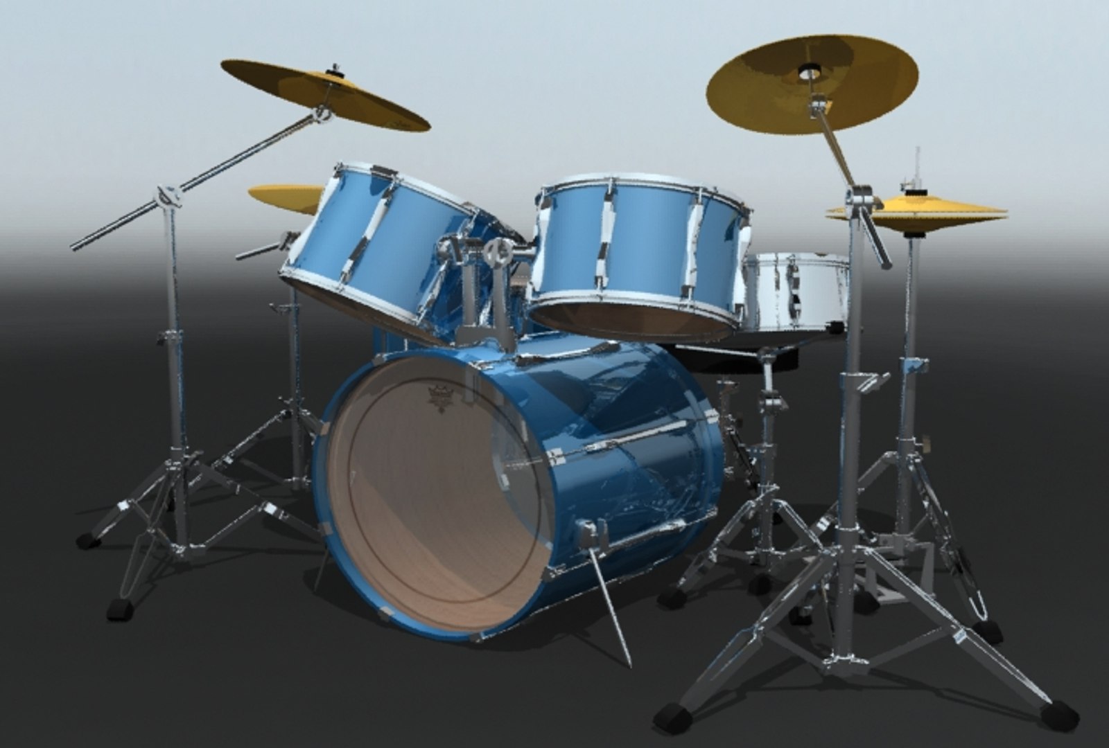 3d Drum Kit Model
