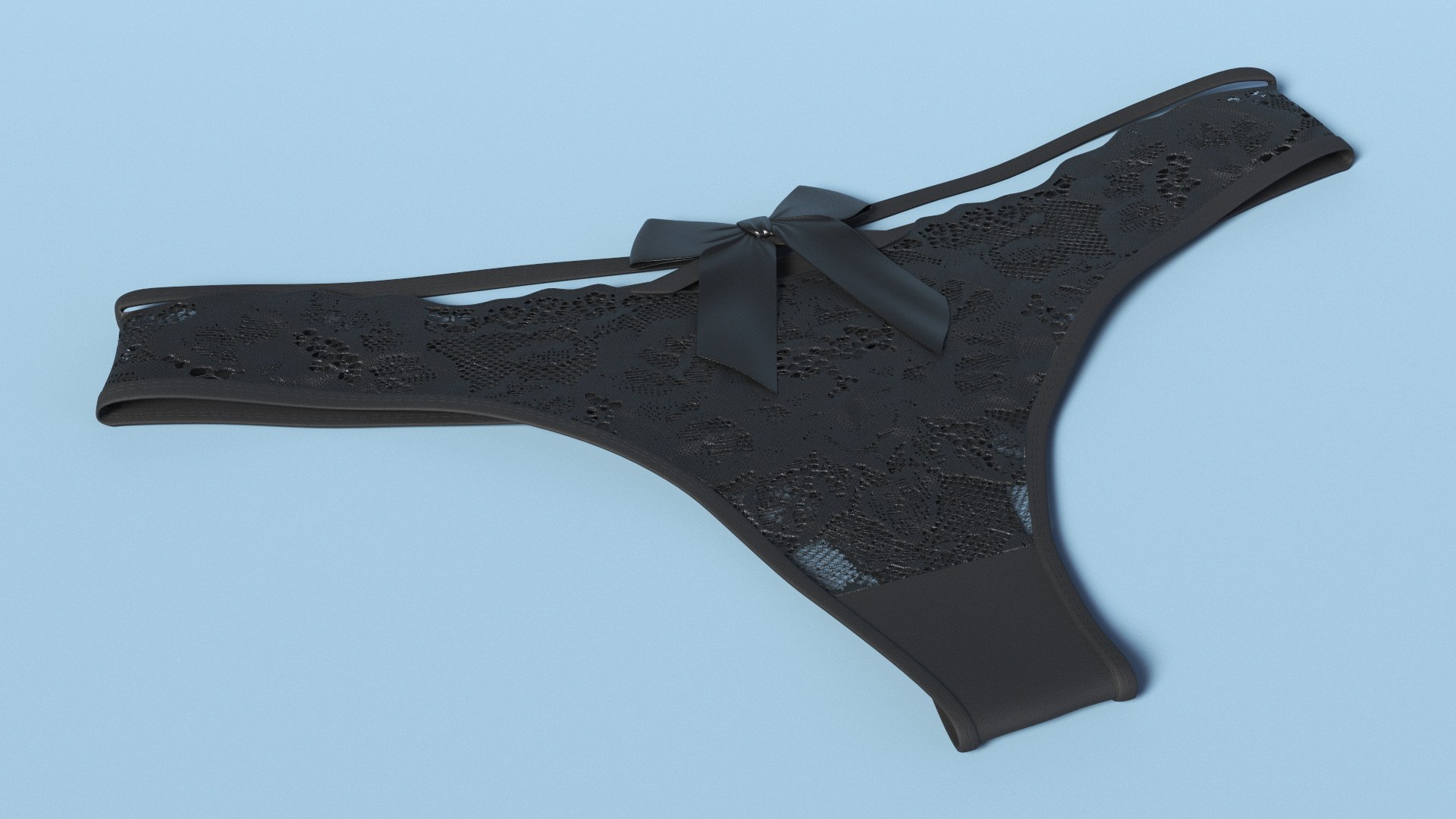 3D Lace G-String Panties - TurboSquid 2383454