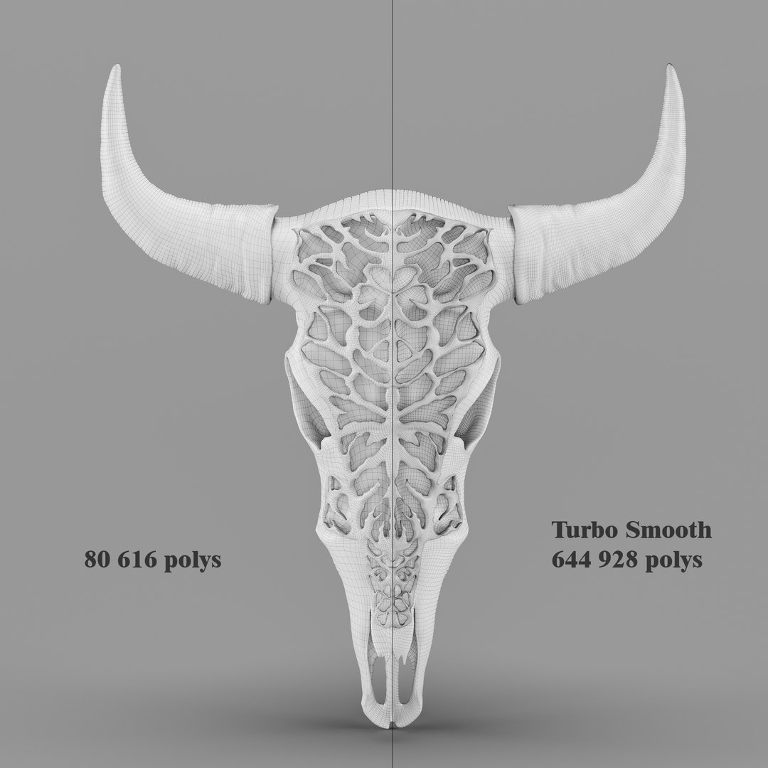 Bull Skull 3D - TurboSquid 1581787