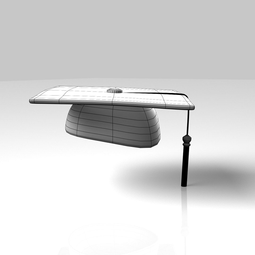 3d Graduation Cap Model