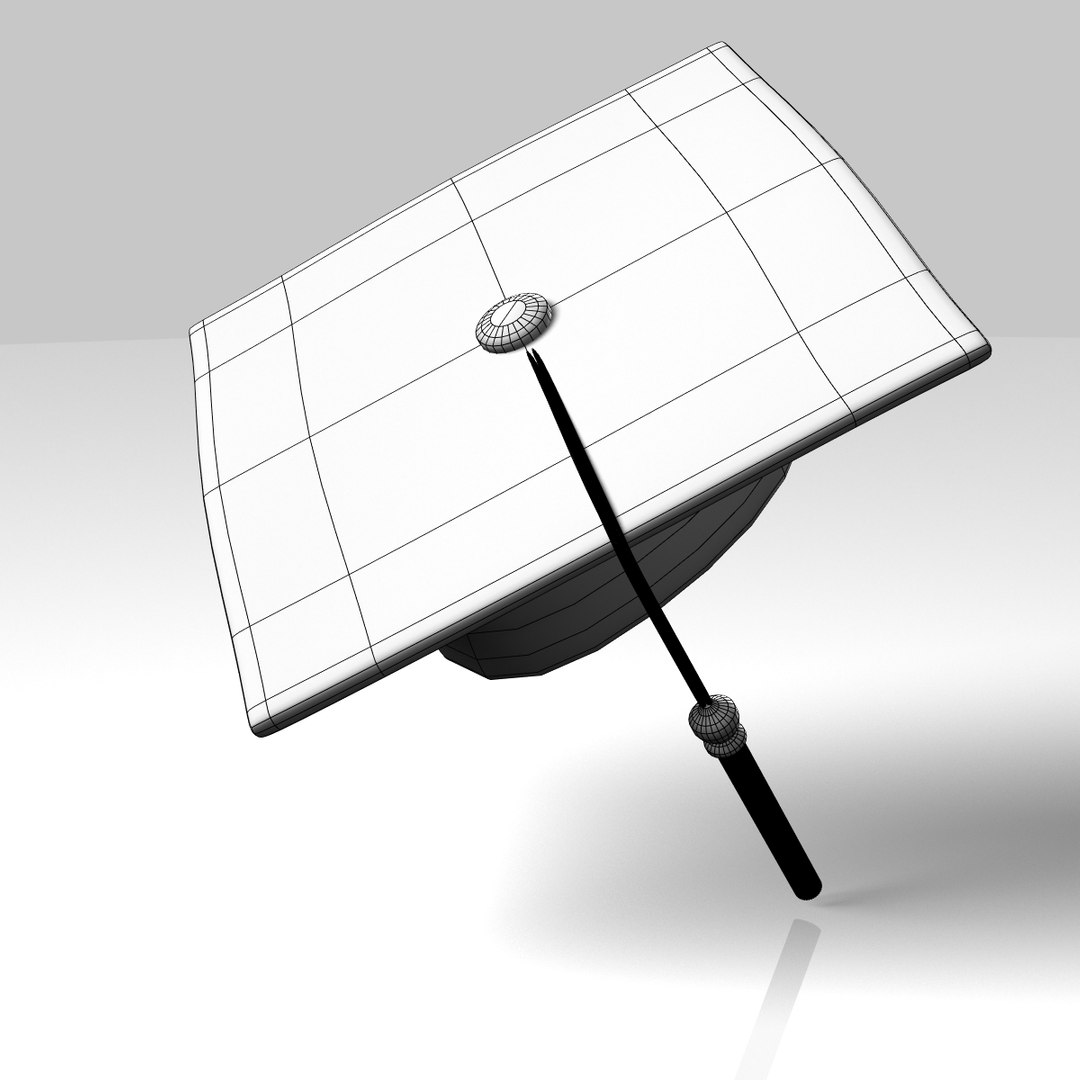 3d Graduation Cap Model