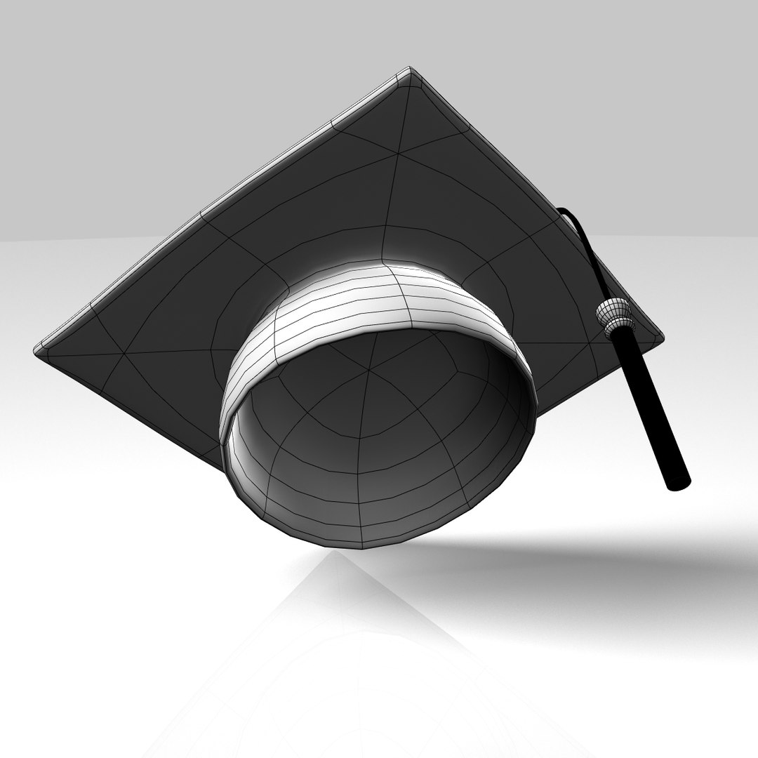 3d Graduation Cap Model