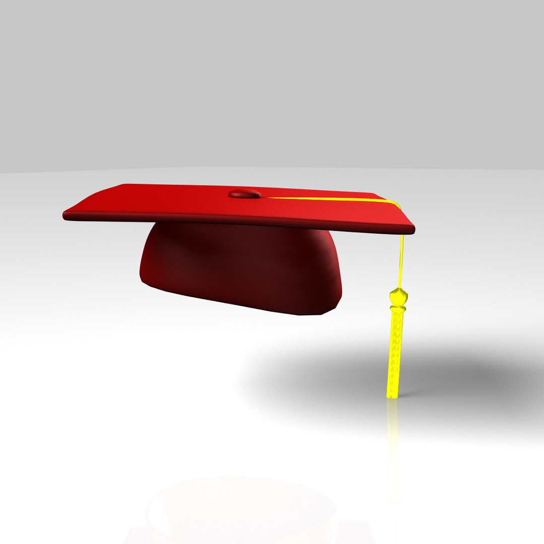3d Graduation Cap Model