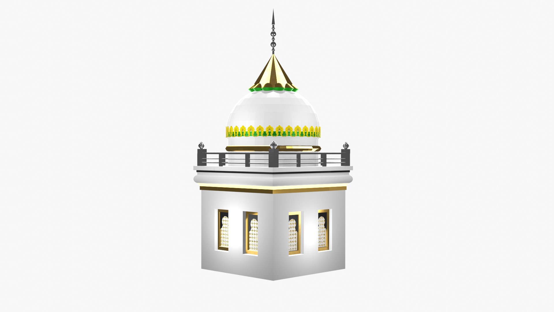 Mosque Dome 3D Model - TurboSquid 1728671