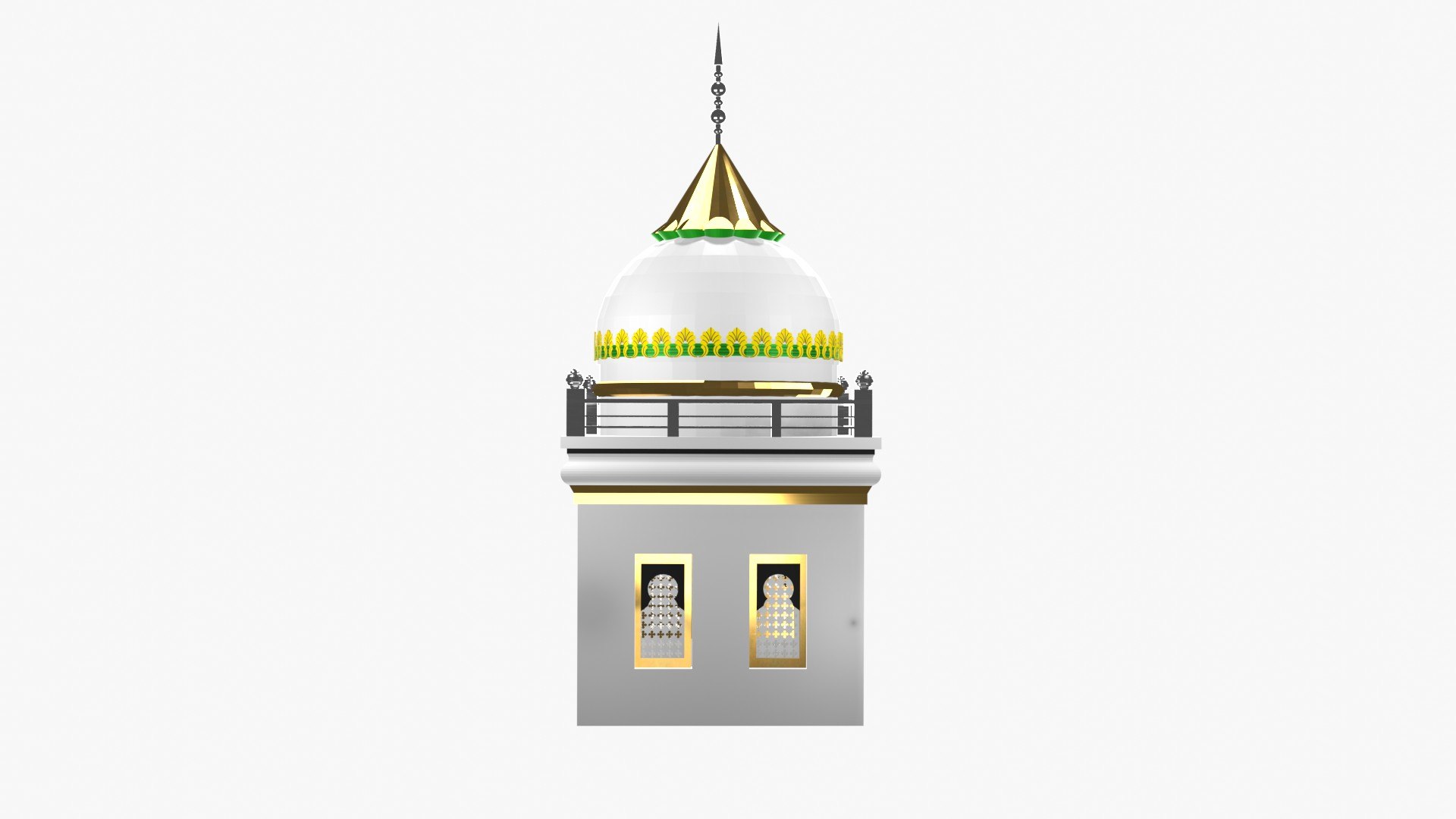 Mosque Dome 3D Model - TurboSquid 1728671