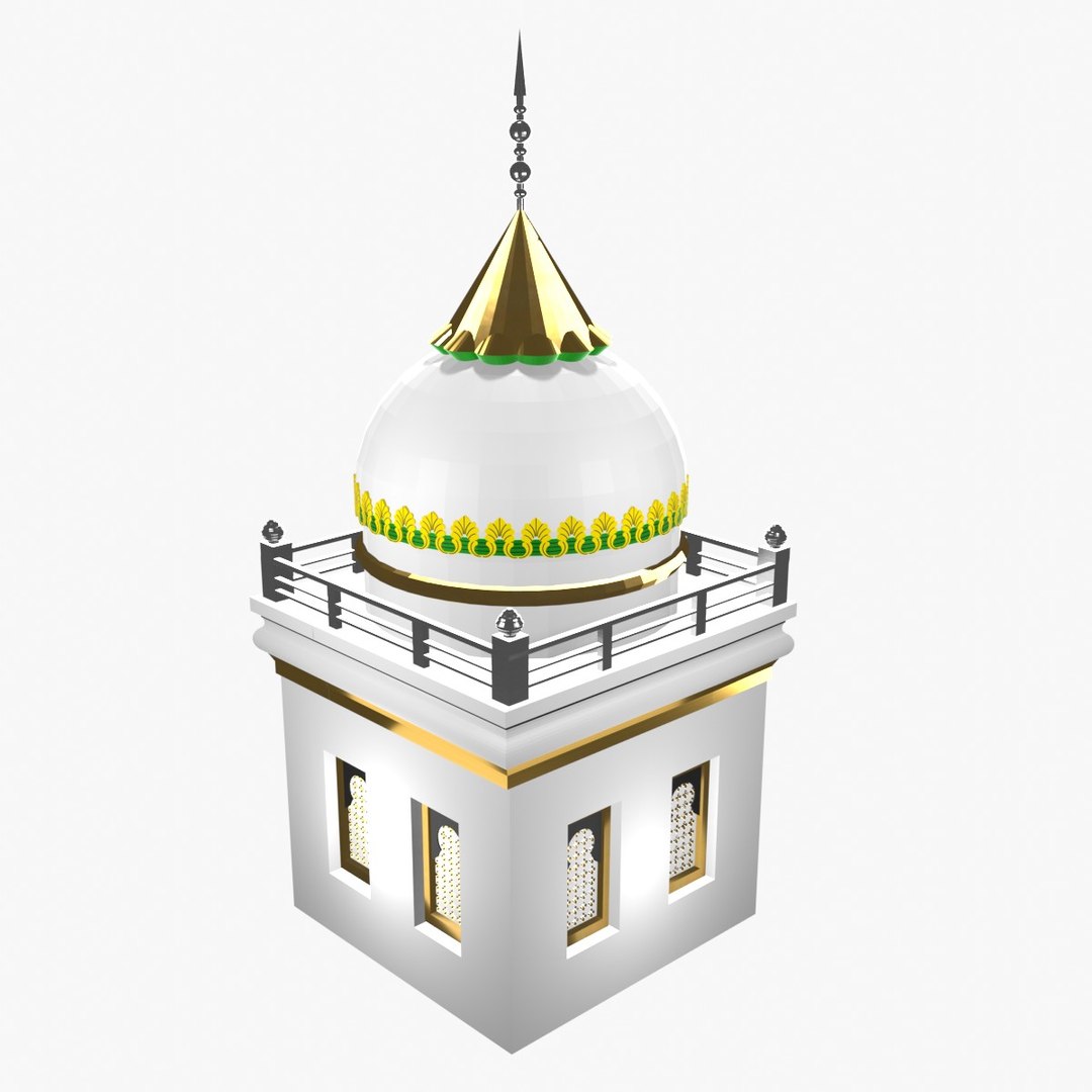 Mosque Dome 3D Model - TurboSquid 1728671