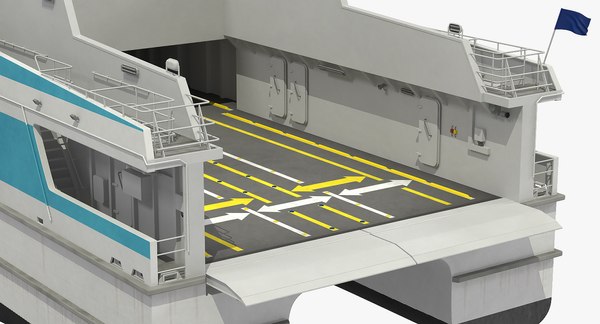 3D ferry catamaran generic rigged model - TurboSquid 1390256