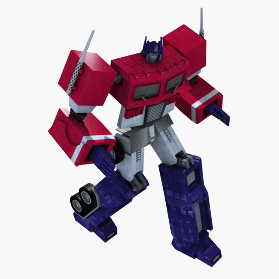 3ds Max Autobot Transformer Optimus Prime