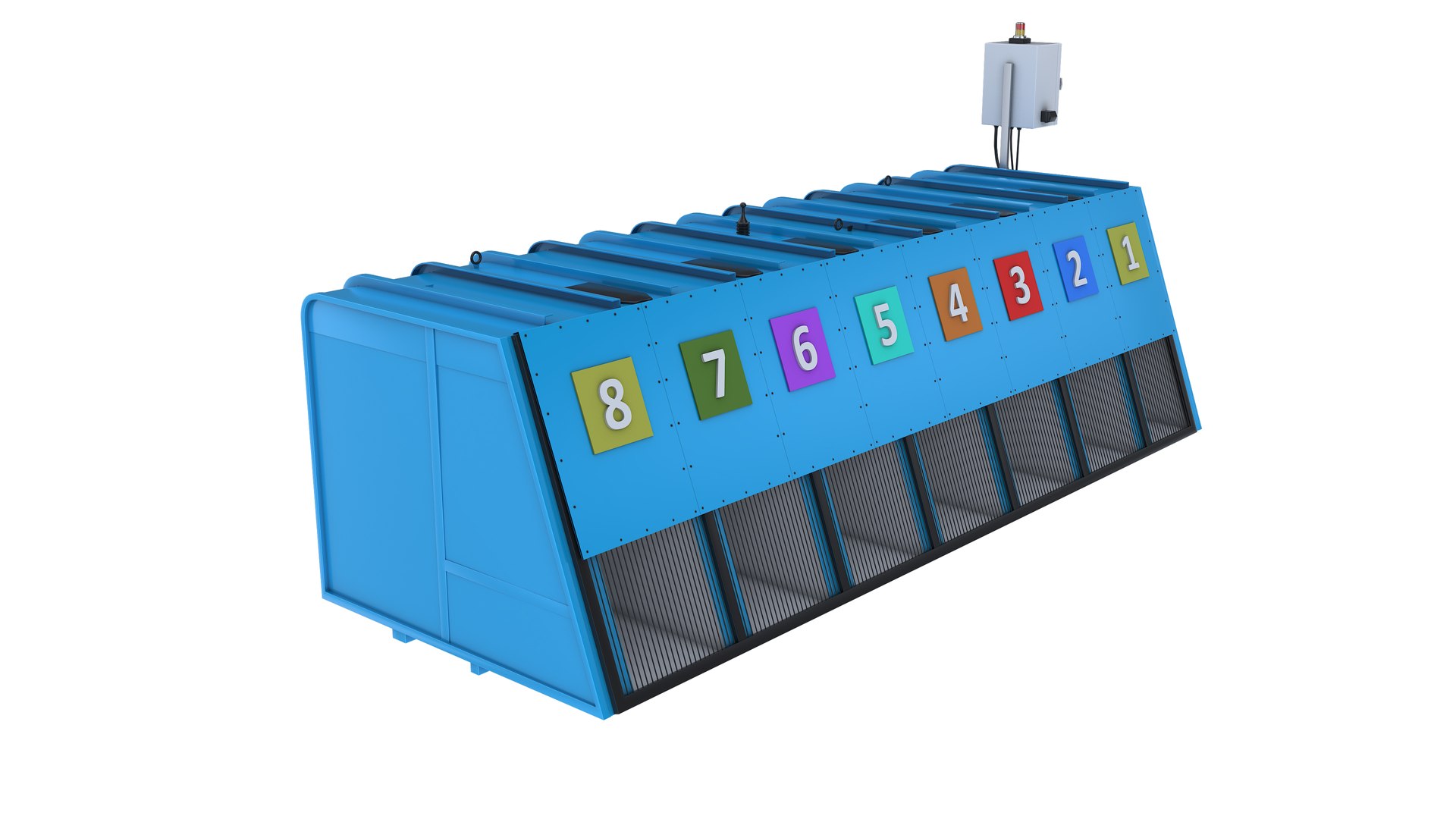 Greyhound Racing Starting Boxes 3D Model - TurboSquid 2221596