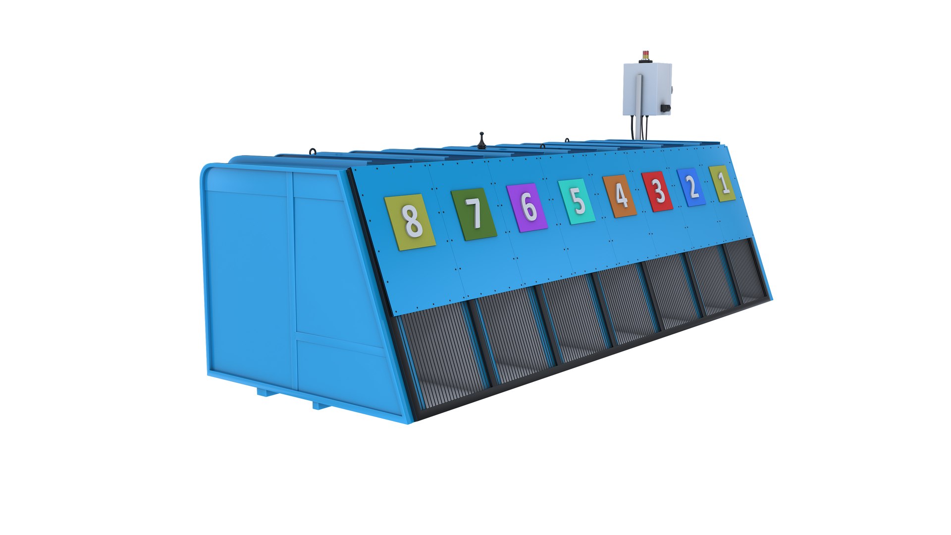 Greyhound Racing Starting Boxes 3D Model - TurboSquid 2221596