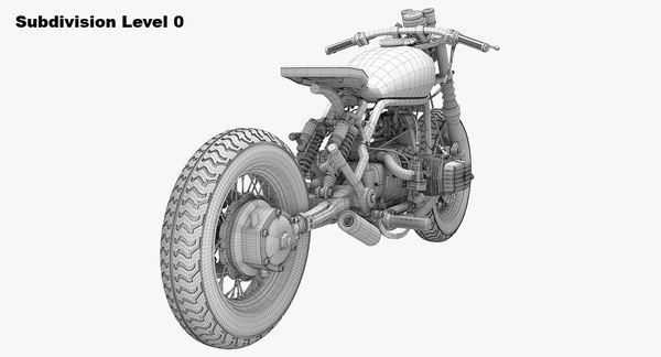 Ural cafe racer 01 3D - TurboSquid 1202582