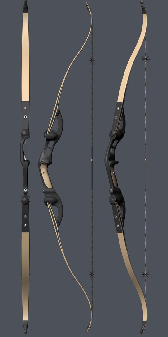 3d model bow arrow
