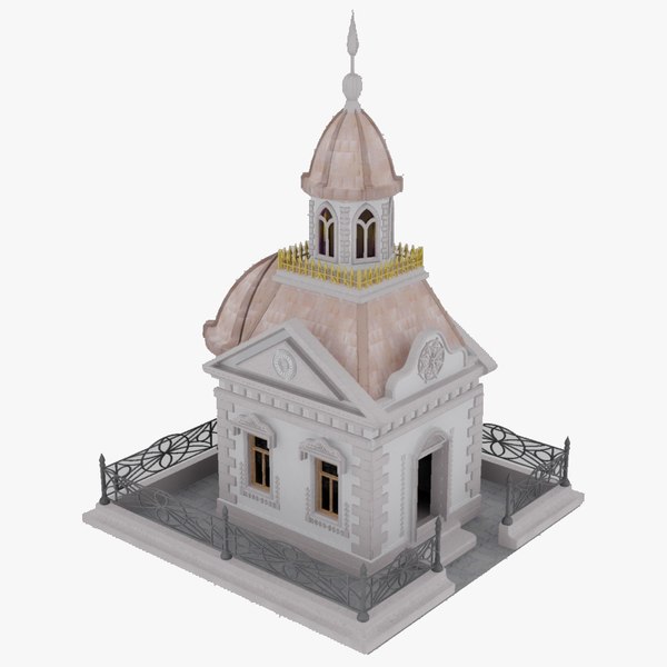 3d model small chapel