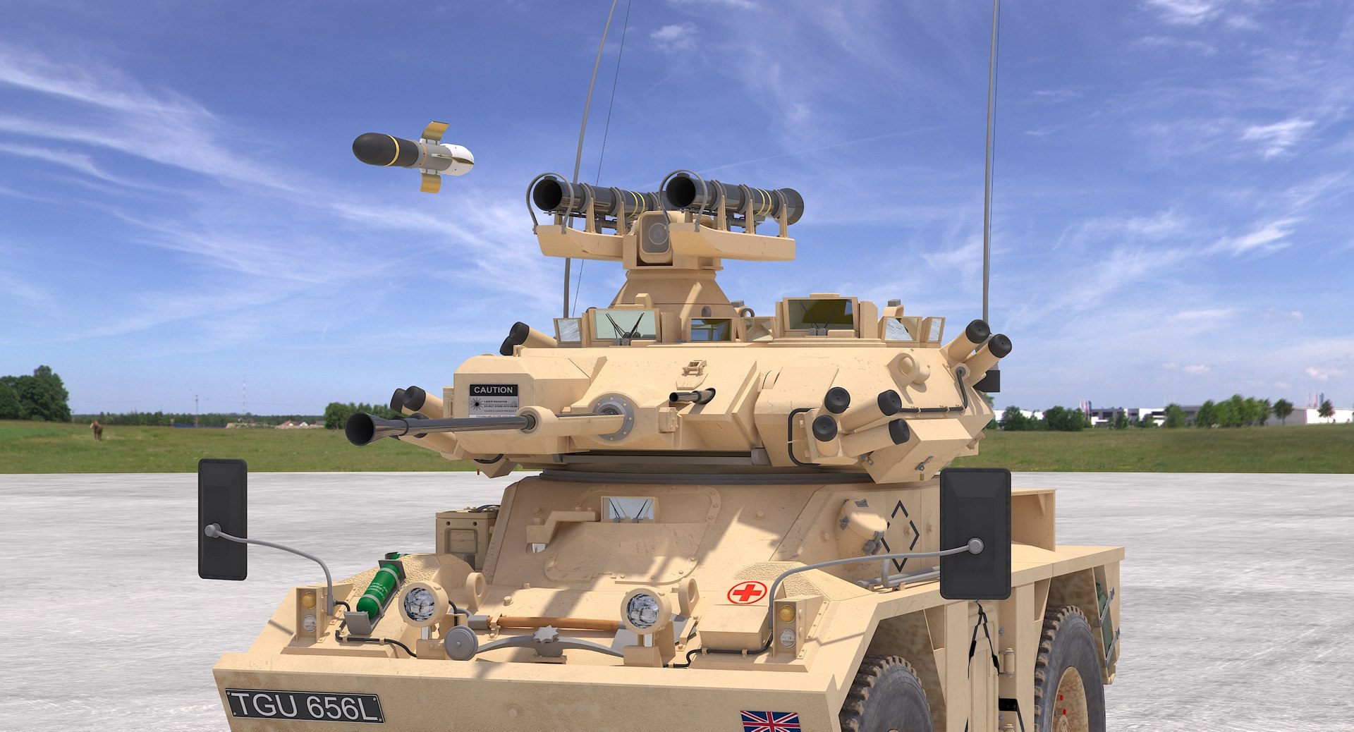 fv721 fox desert 3d max