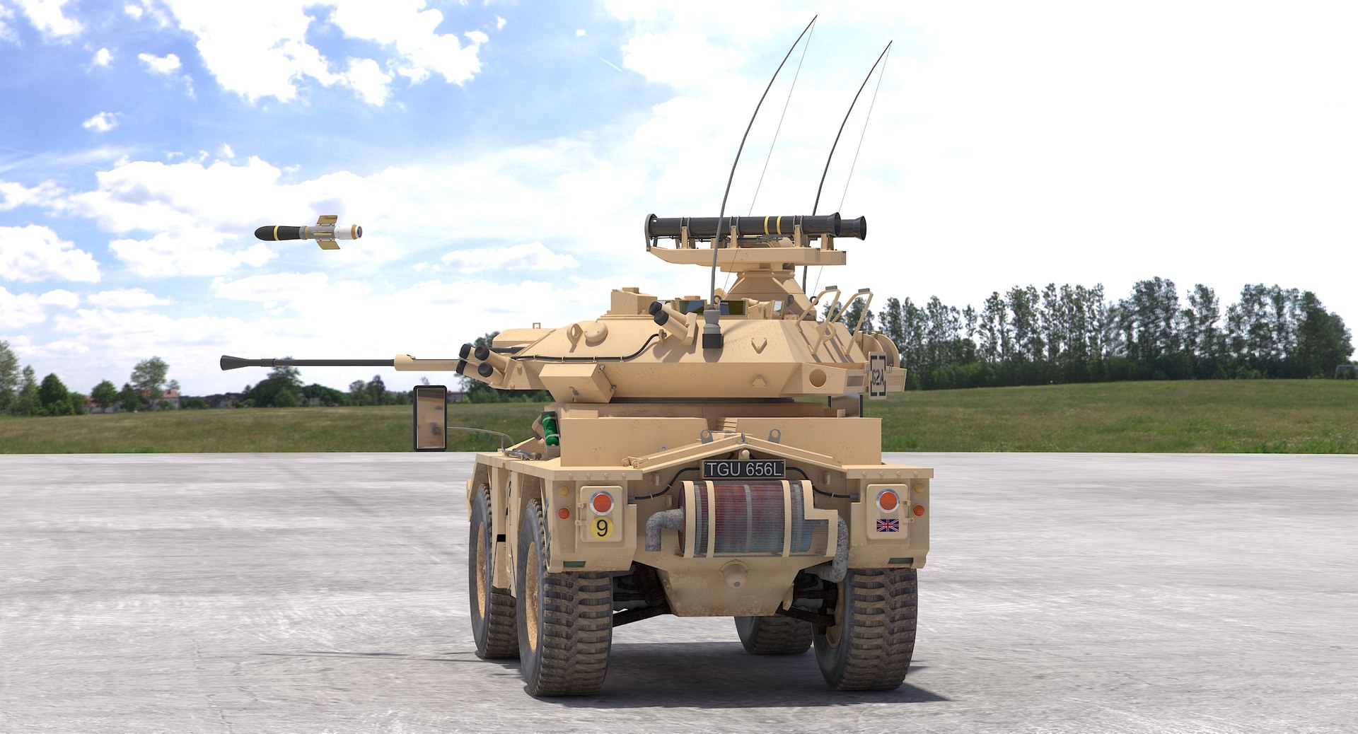 fv721 fox desert 3d max