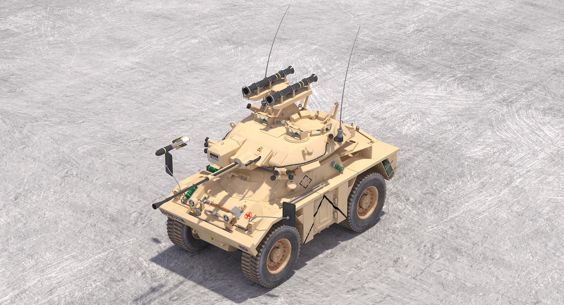 fv721 fox desert 3d max