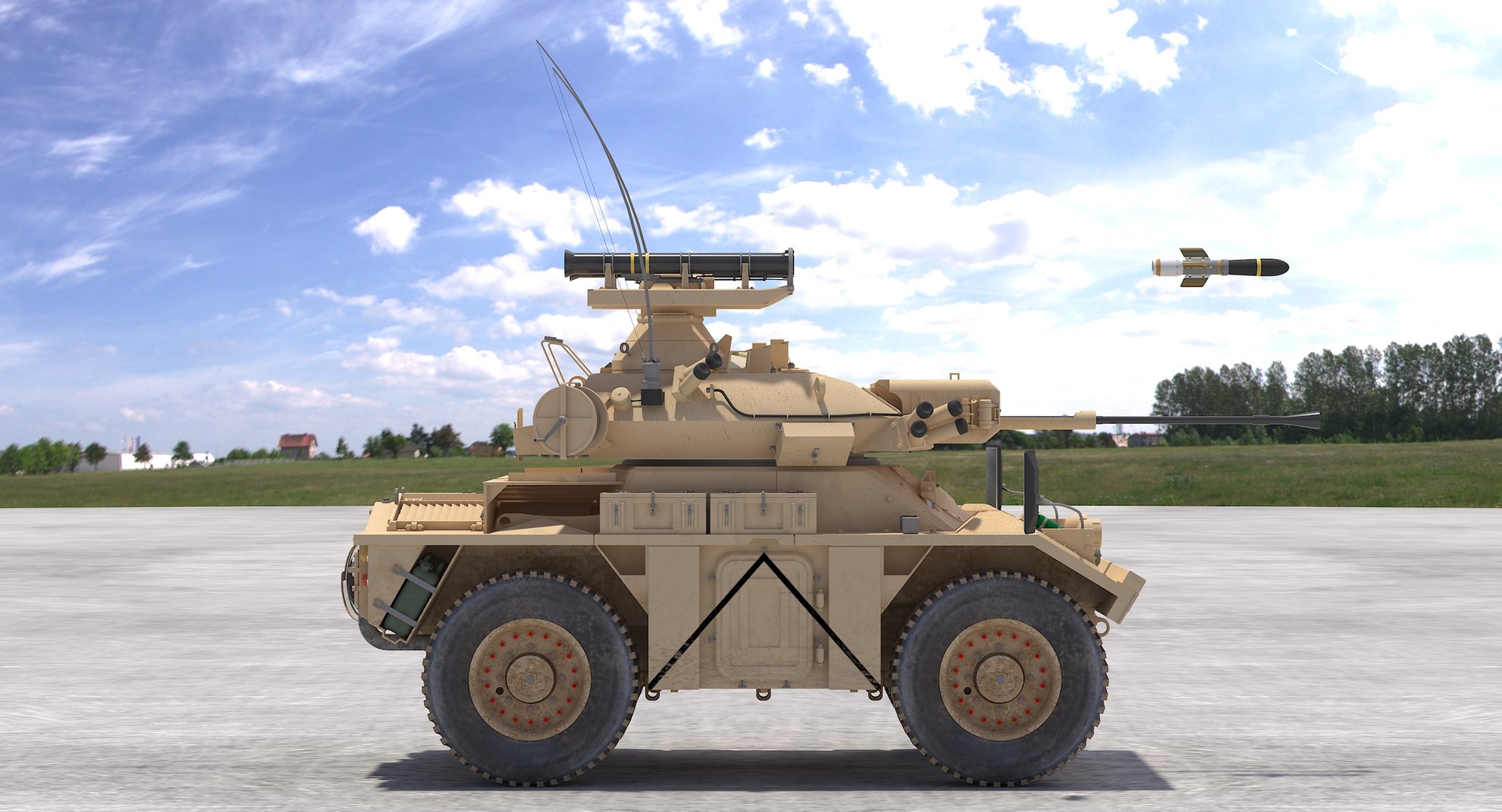 fv721 fox desert 3d max