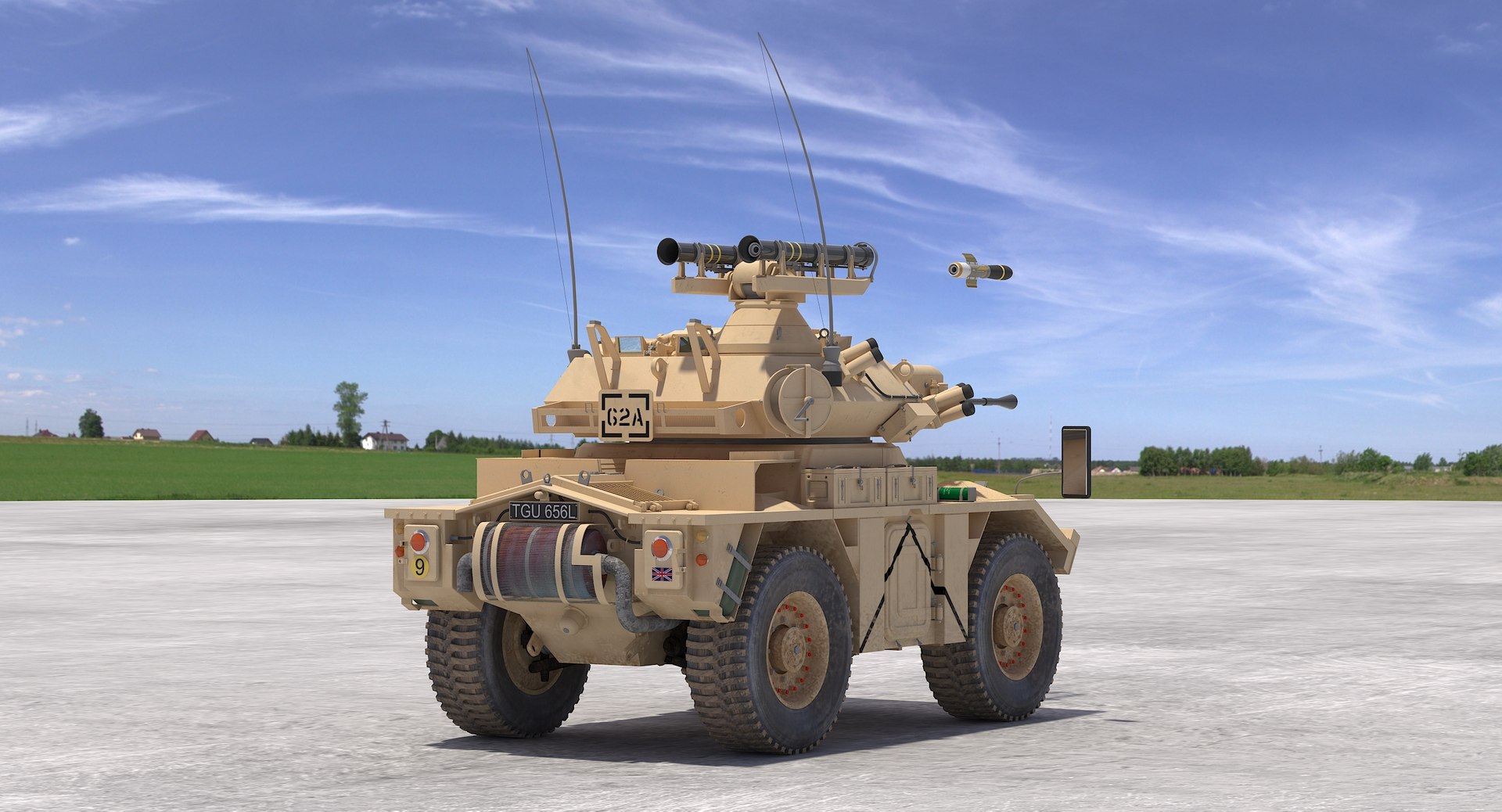 fv721 fox desert 3d max