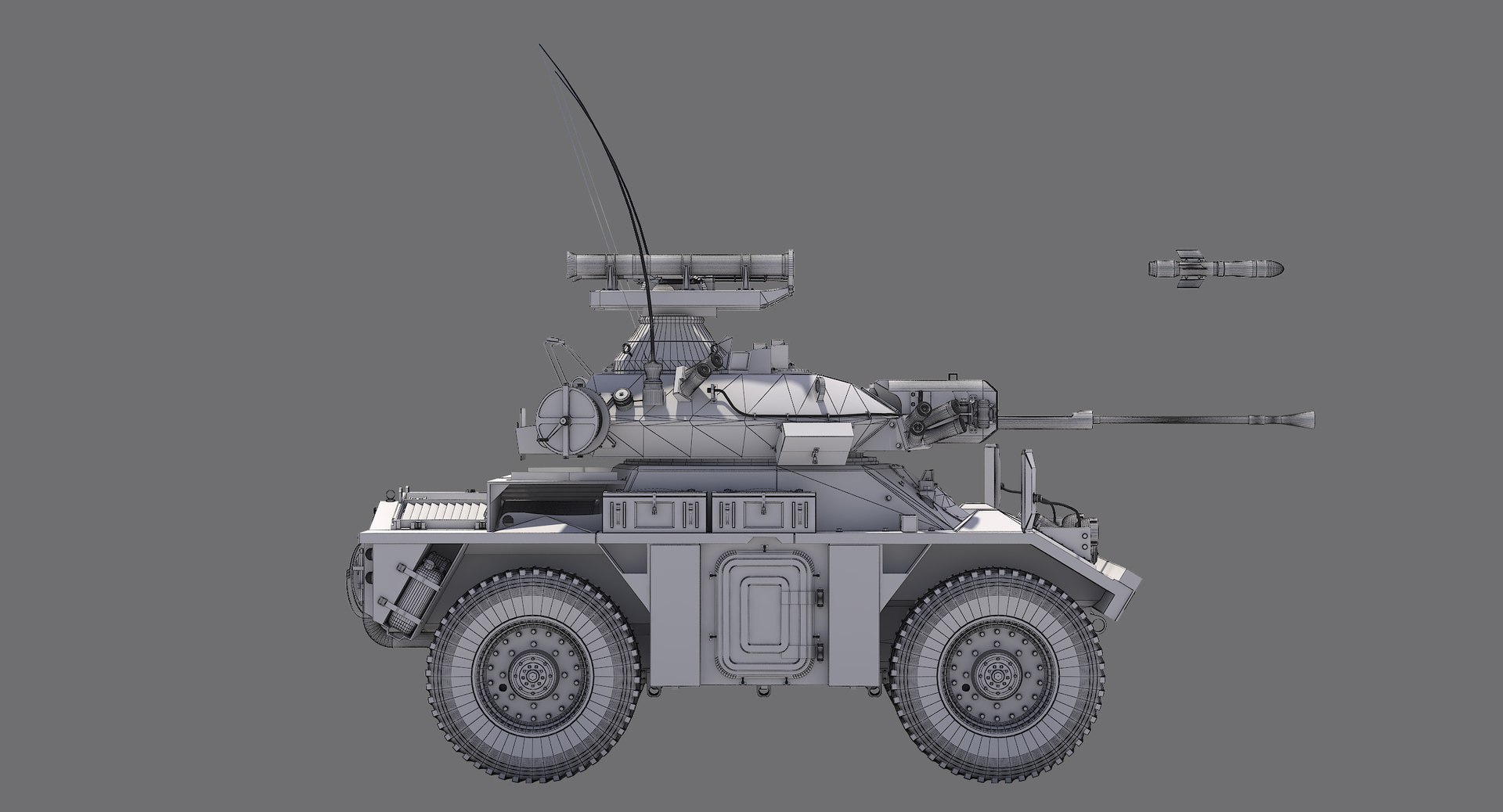 fv721 fox desert 3d max