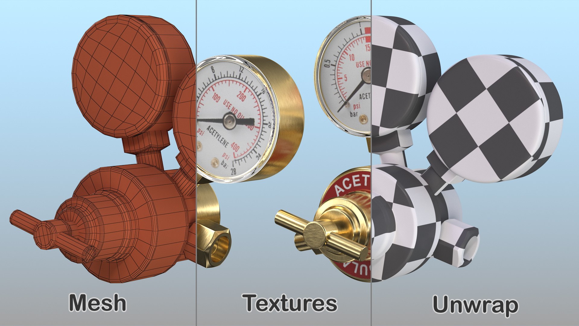 3D Pressure Gauges Collection - TurboSquid 1962867