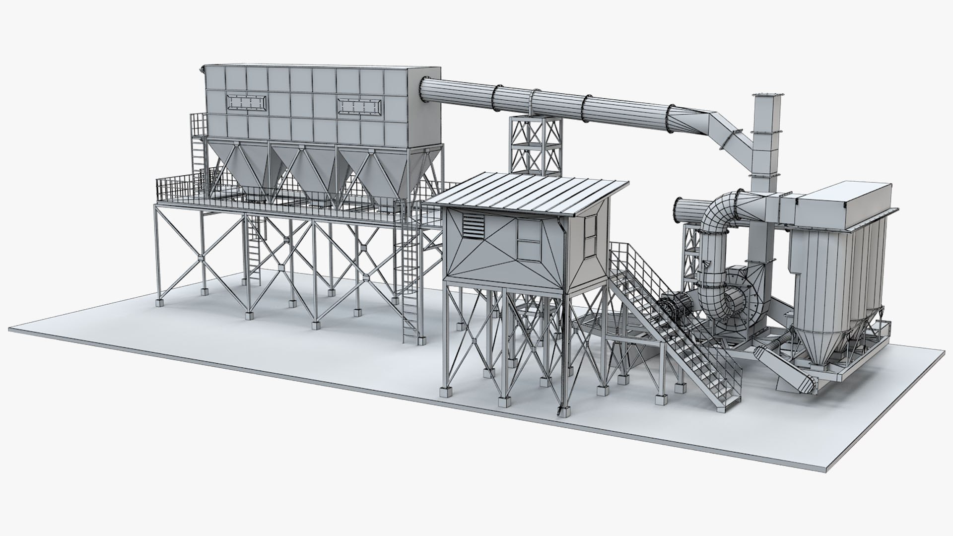 3D Dust Collector Model - TurboSquid 1511940