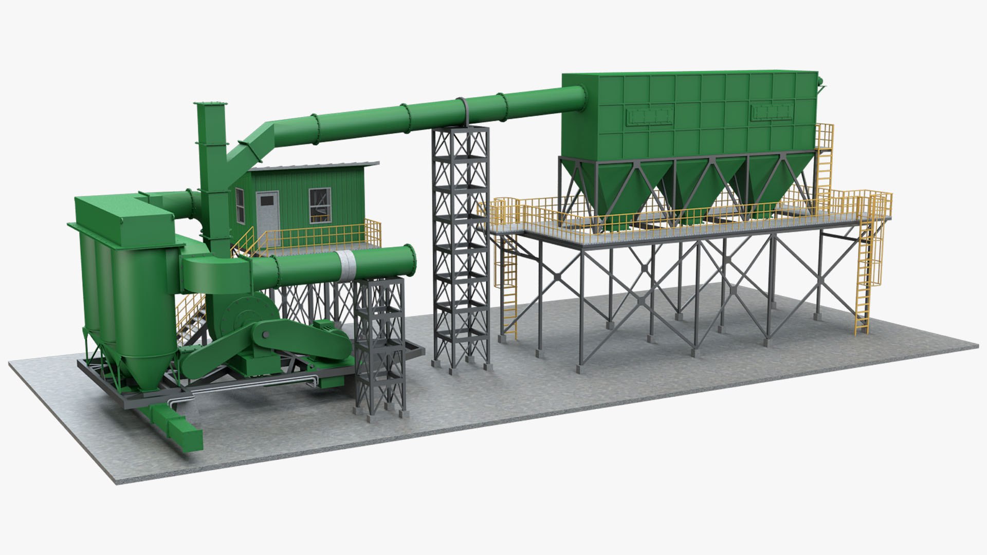 3D Dust Collector Model - TurboSquid 1511940