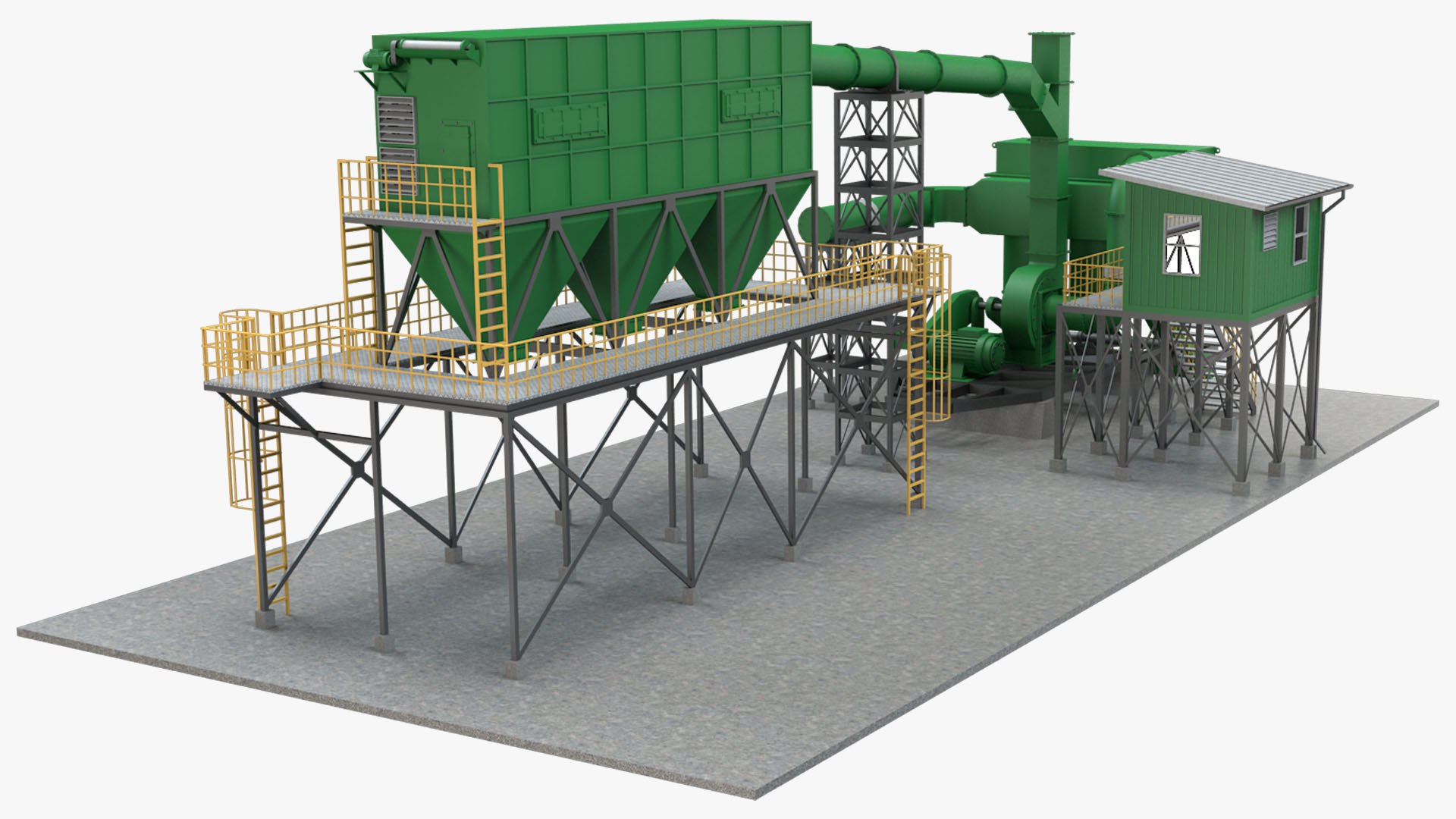 3D Dust Collector Model - TurboSquid 1511940