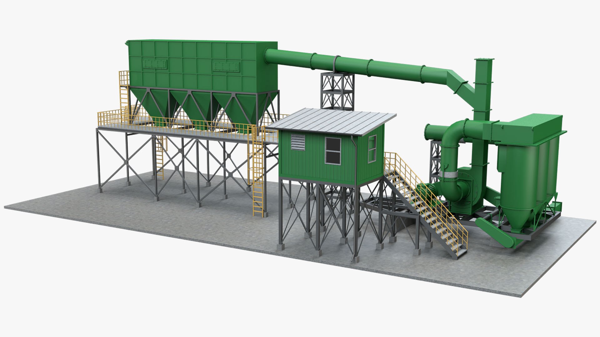 3D Dust Collector Model - TurboSquid 1511940