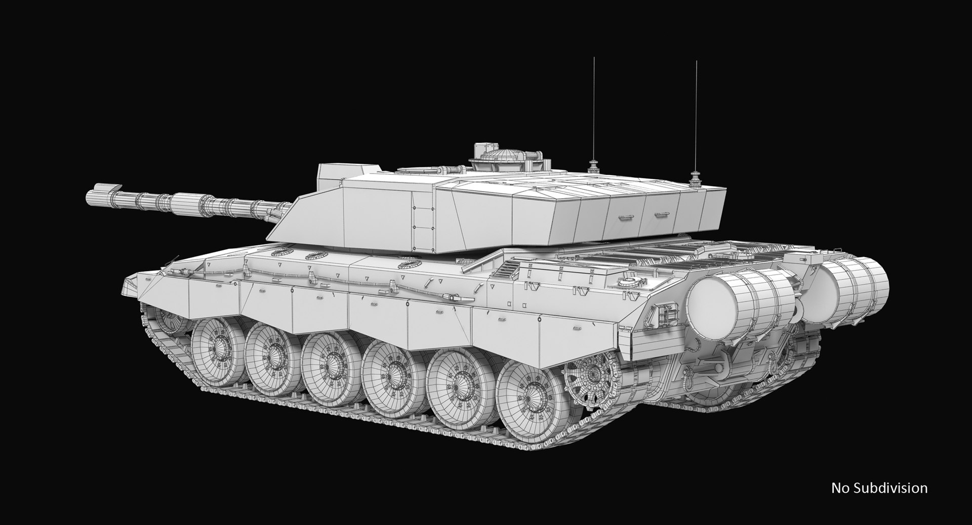 3d Model Fv 4034 Challenger 2