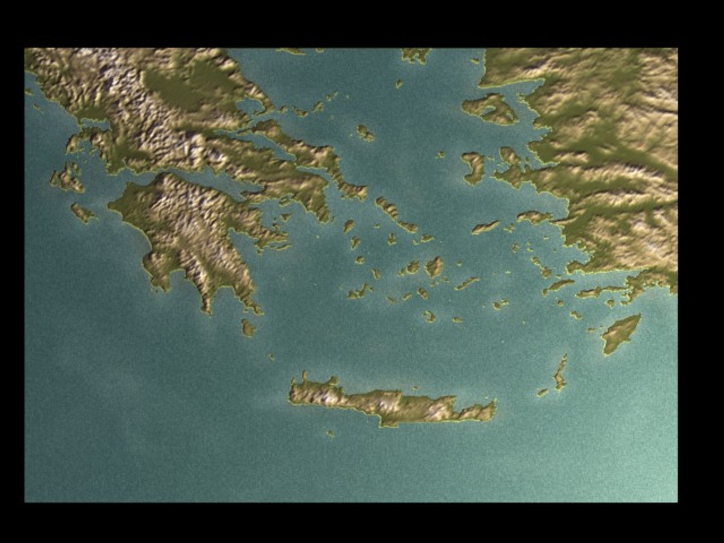 Relief Greece 3d Model