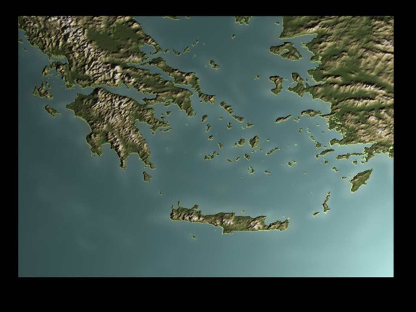 Relief Greece 3d Model
