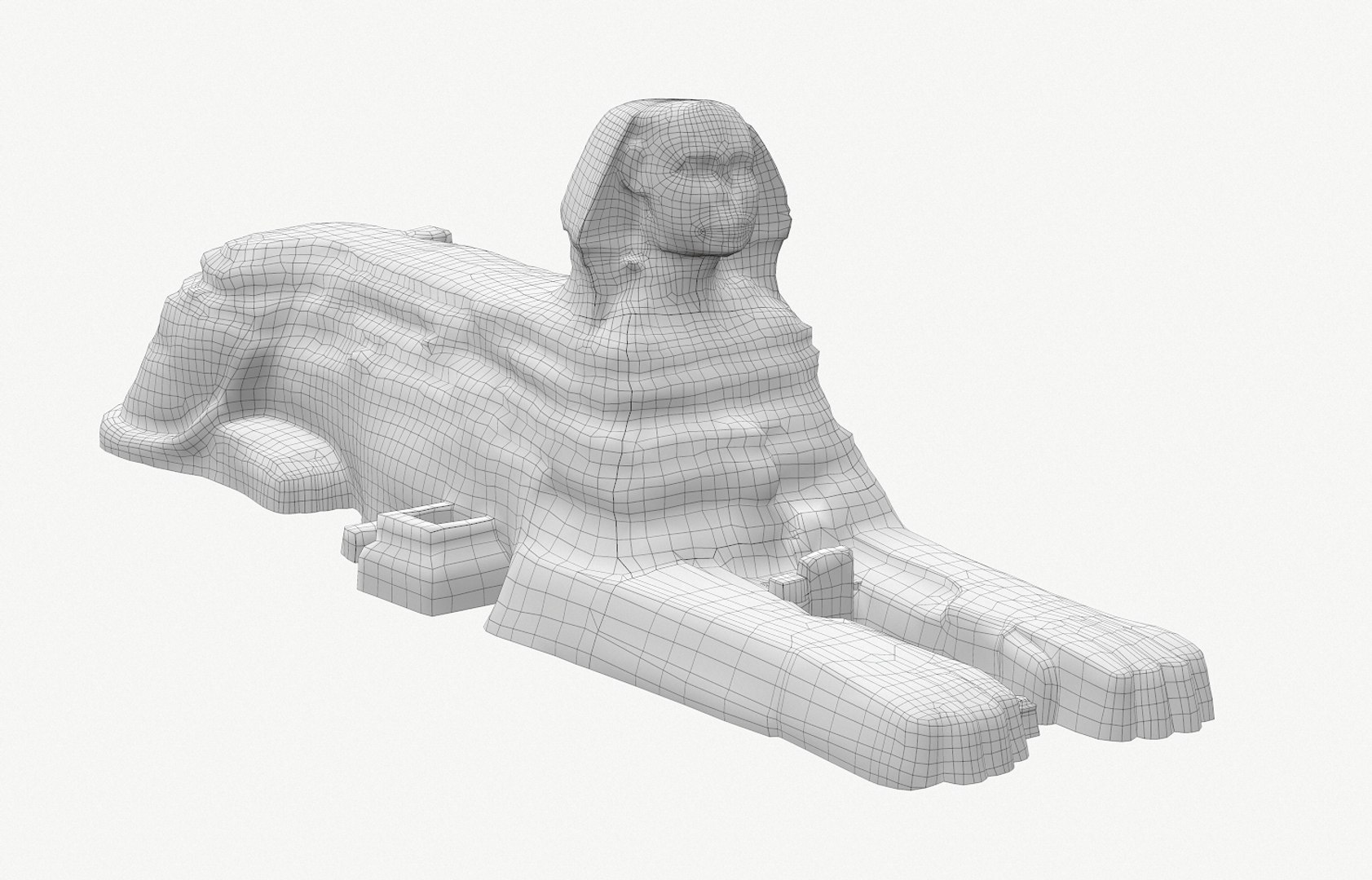 Great Sphinx Giza Scan 3D Model - TurboSquid 1302443
